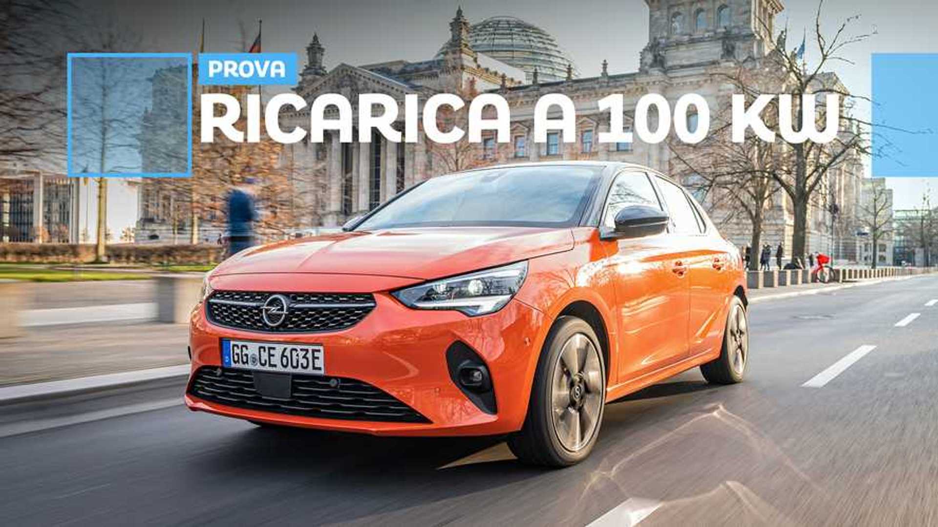 Opel Corsa-e, su strada con la piccola in versione elettrica