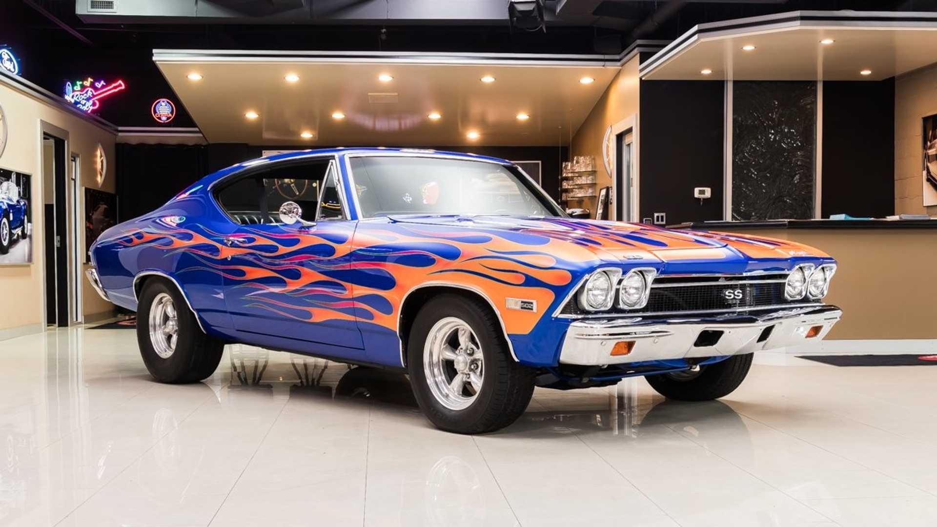 Flaming Hot Blue Pearl 1968 Chevrolet Chevelle Restomod | Motorious