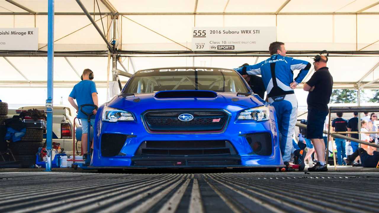 I Ran A Subaru Up The Hill At Goodwood