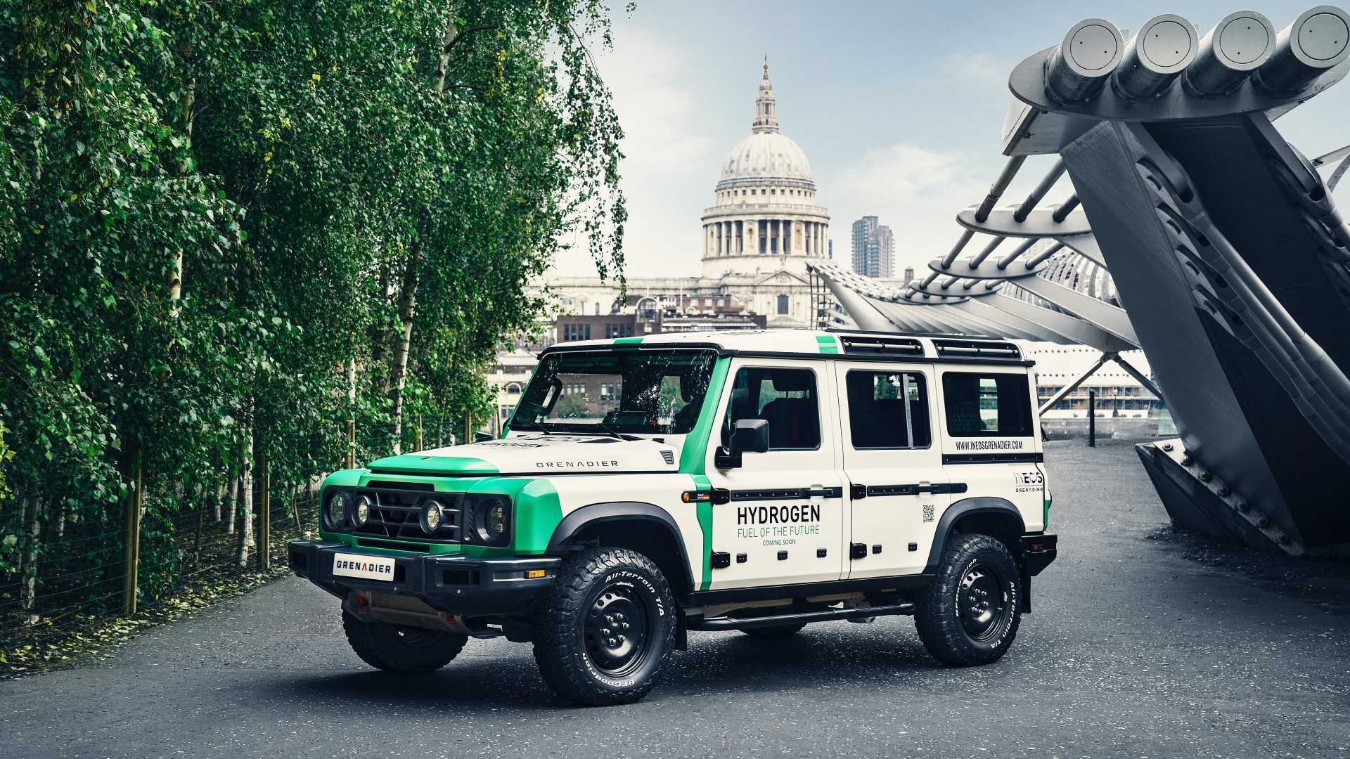Ineos To Test Hydrogen Fuel Cells On Grenadier Off-Roader From 2022