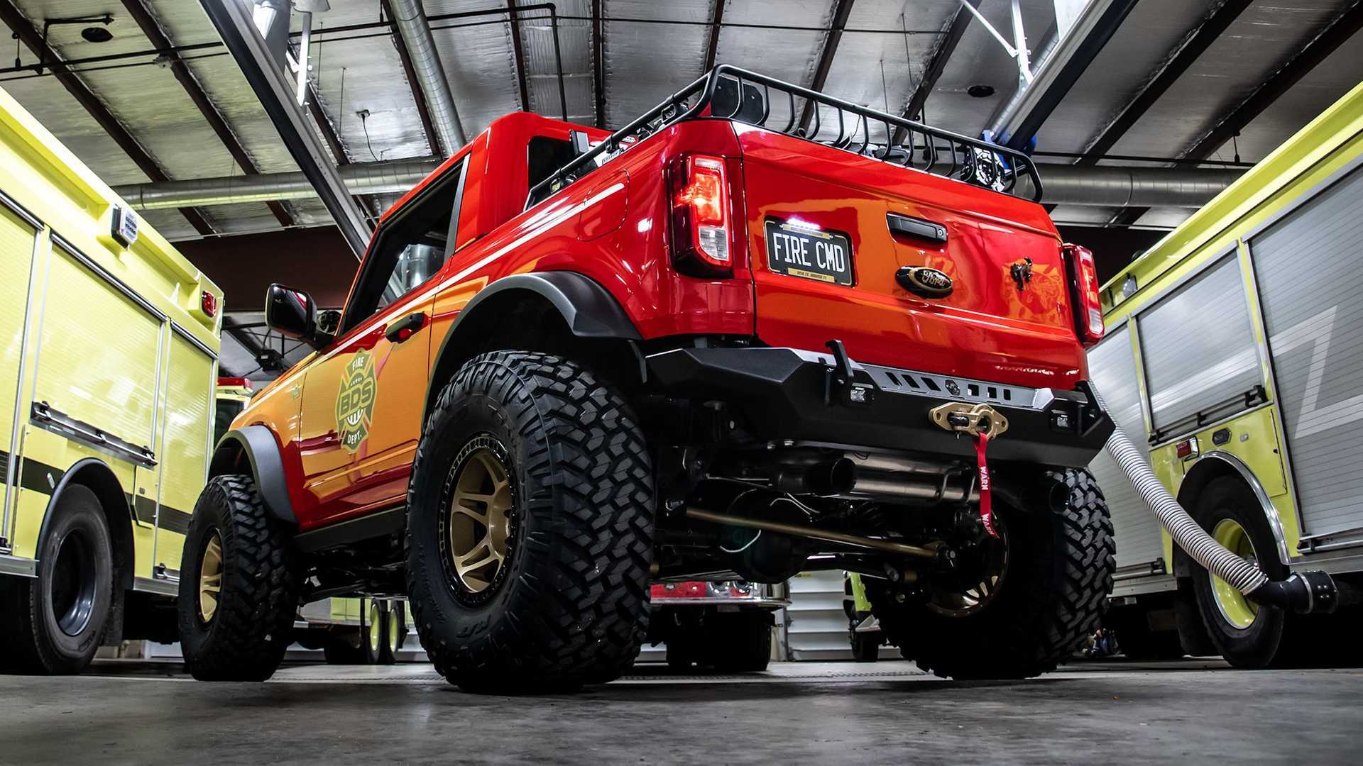 Ford Bronco Fire Engine Red