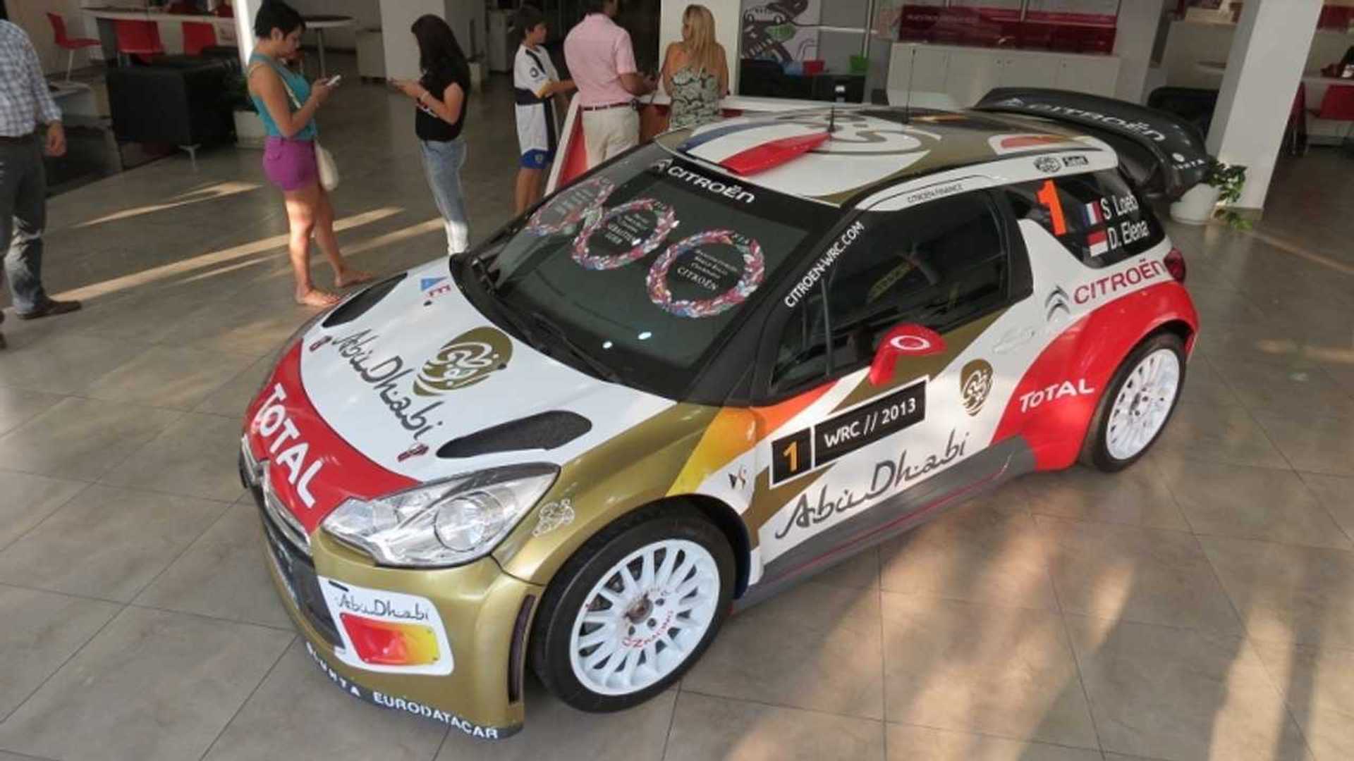 El Citroën DS3 WRC se exhibe en Martínez