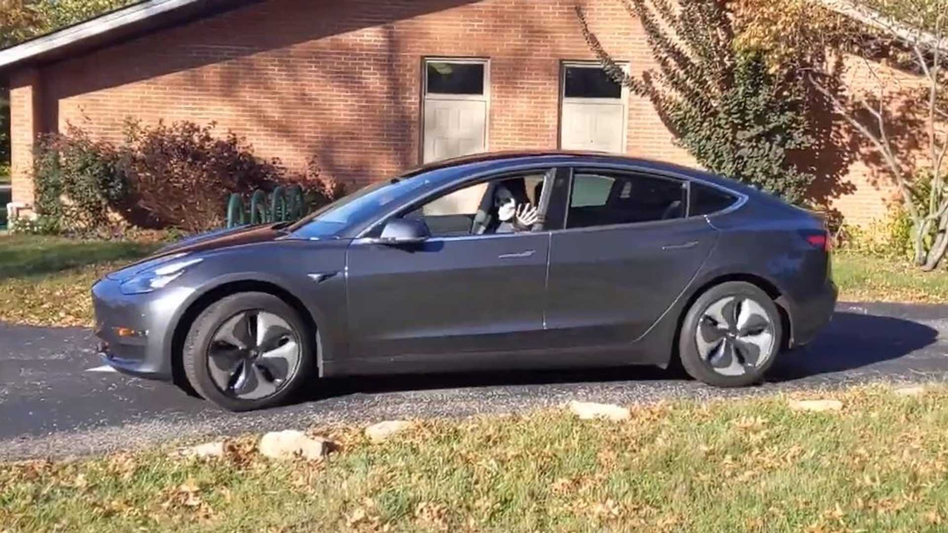 Happy Halloween! Leave It To Tesla Owners To Get Creative
