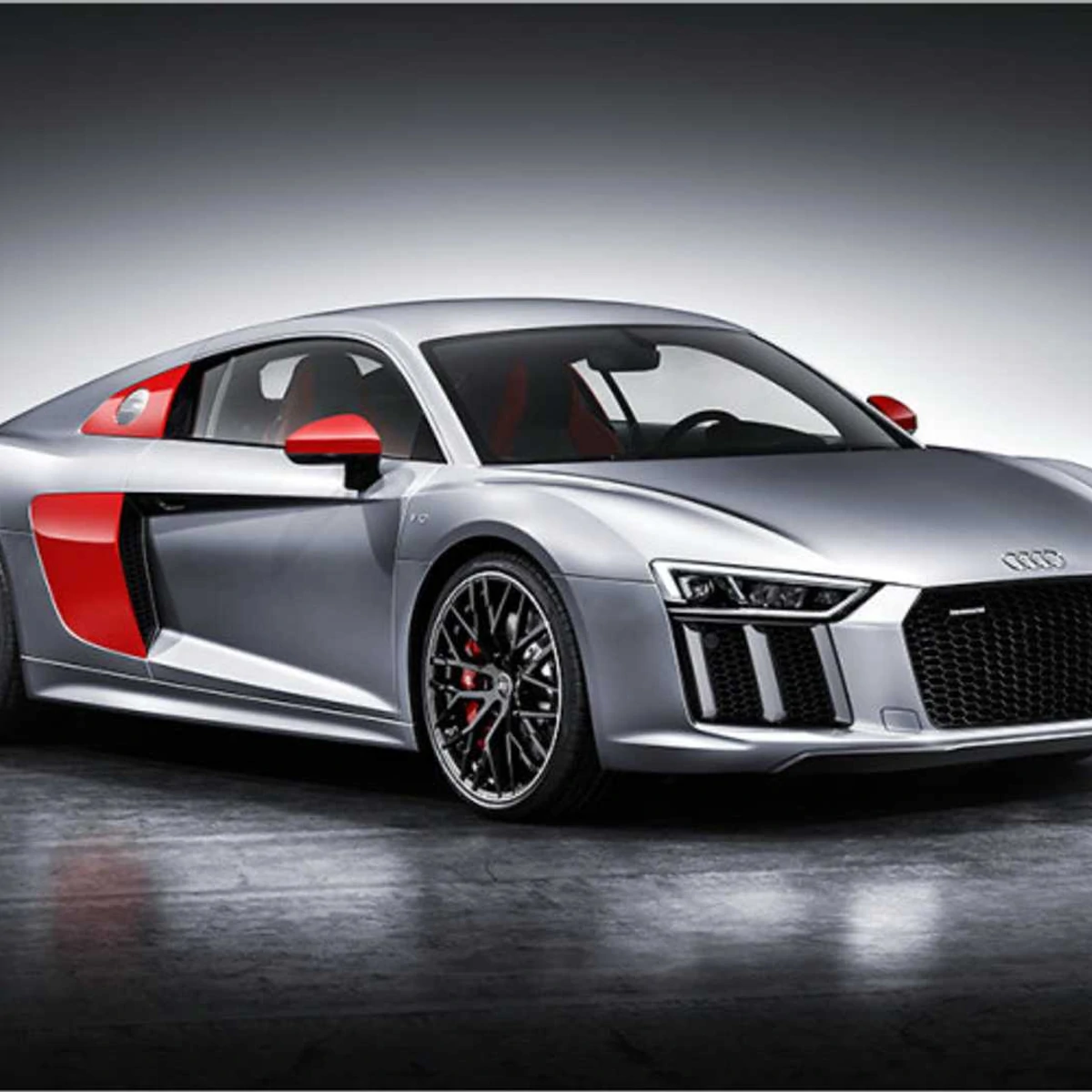 Audi R8 Schwarz Und Rot Audi R8 Coupé V10 5.2 FSI RWD GT