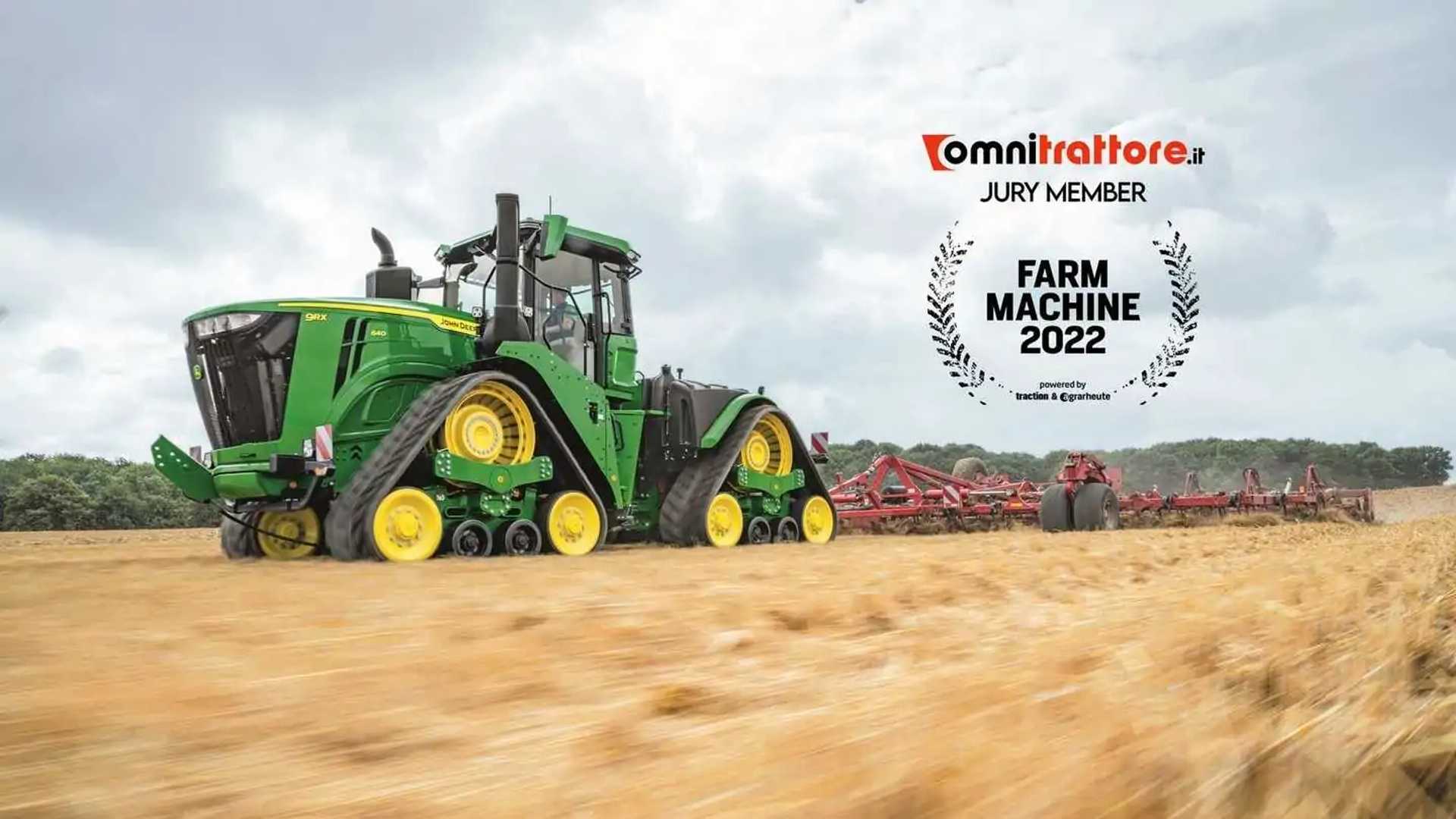 John Deere Serie 9 vince il FARM MACHINE 2022 per i trattori XXL