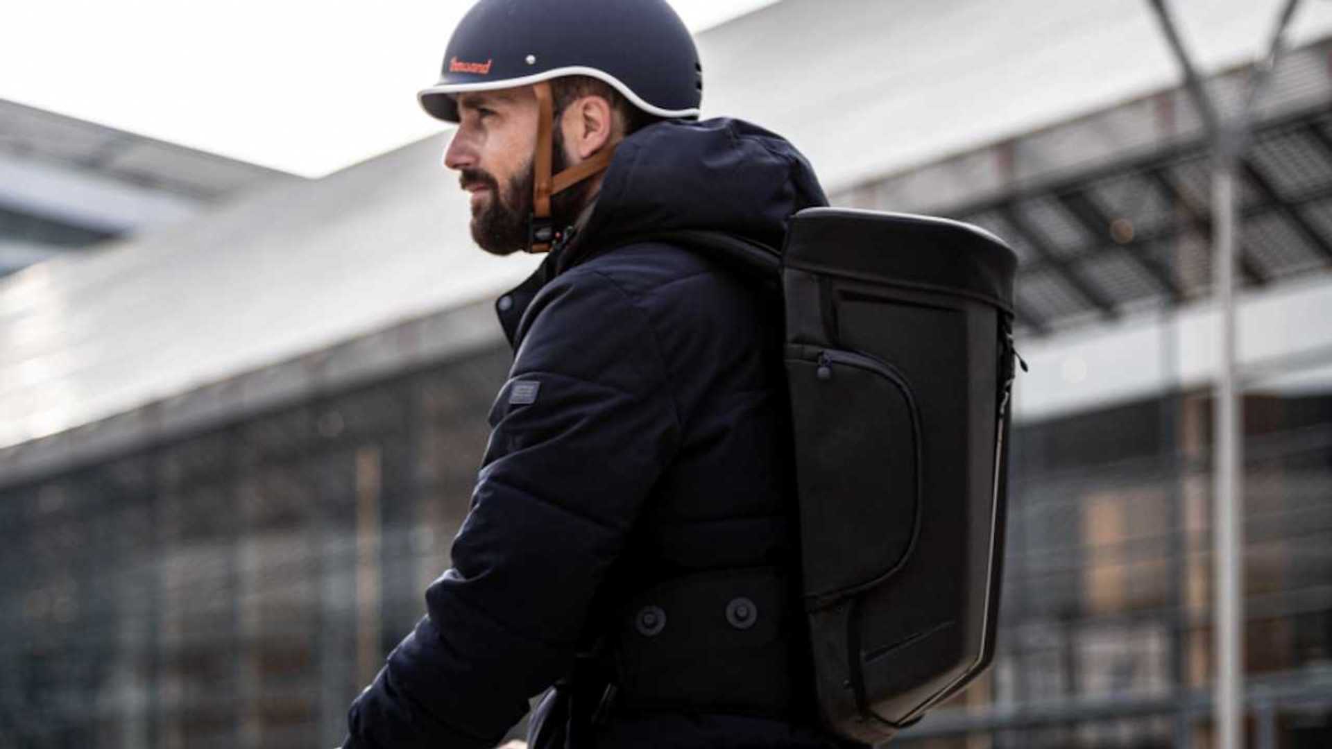 The Erode Backpack Incorporates A Built-In Back Protector