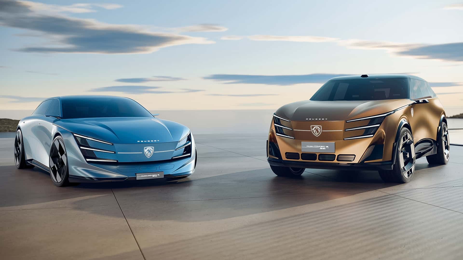 Peugeot présente deux concept-cars aux ambitions mondiales