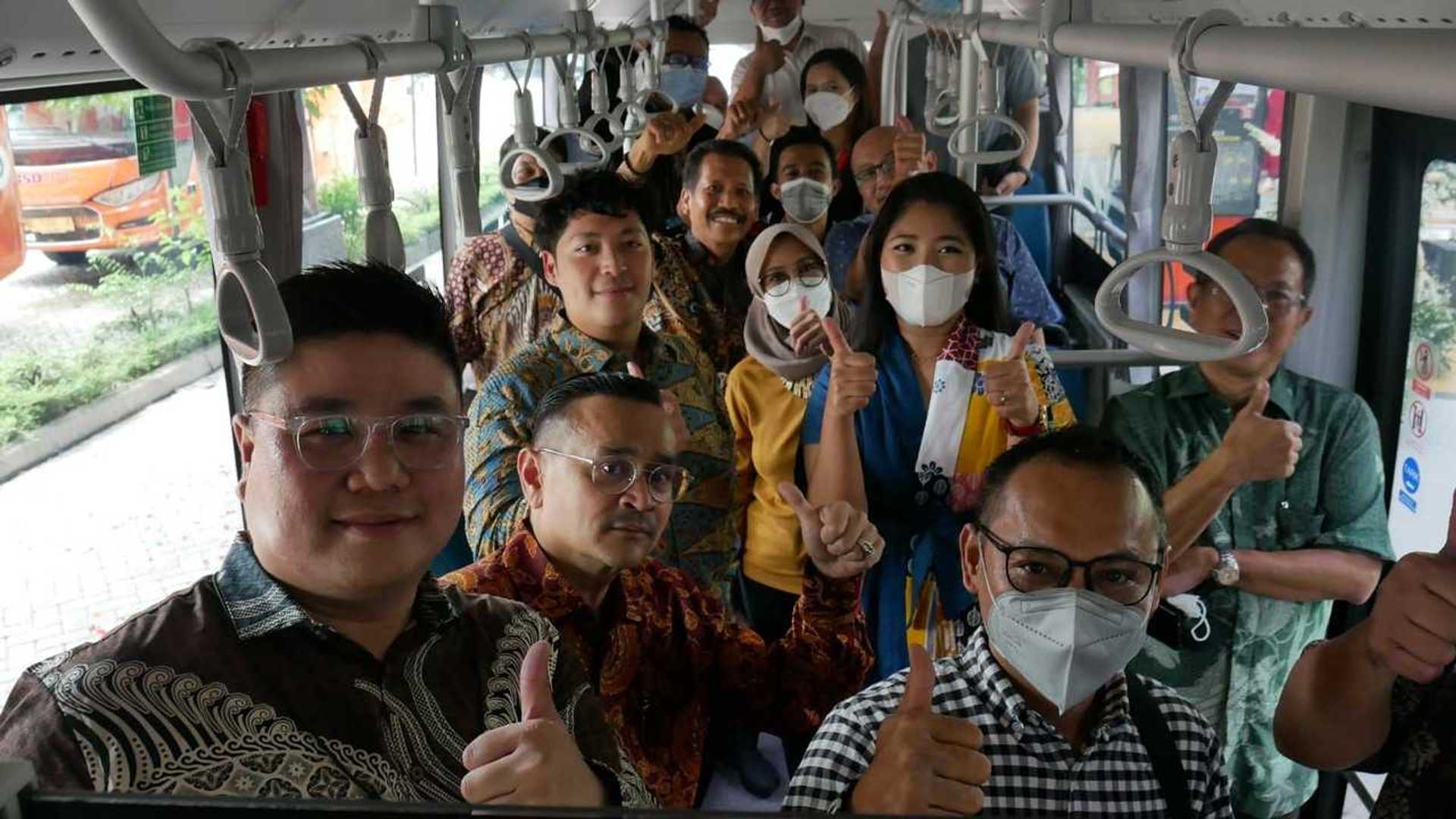 BSD Link Electric Bus Resmi Jadi Alat Transportasi Publik di BSD