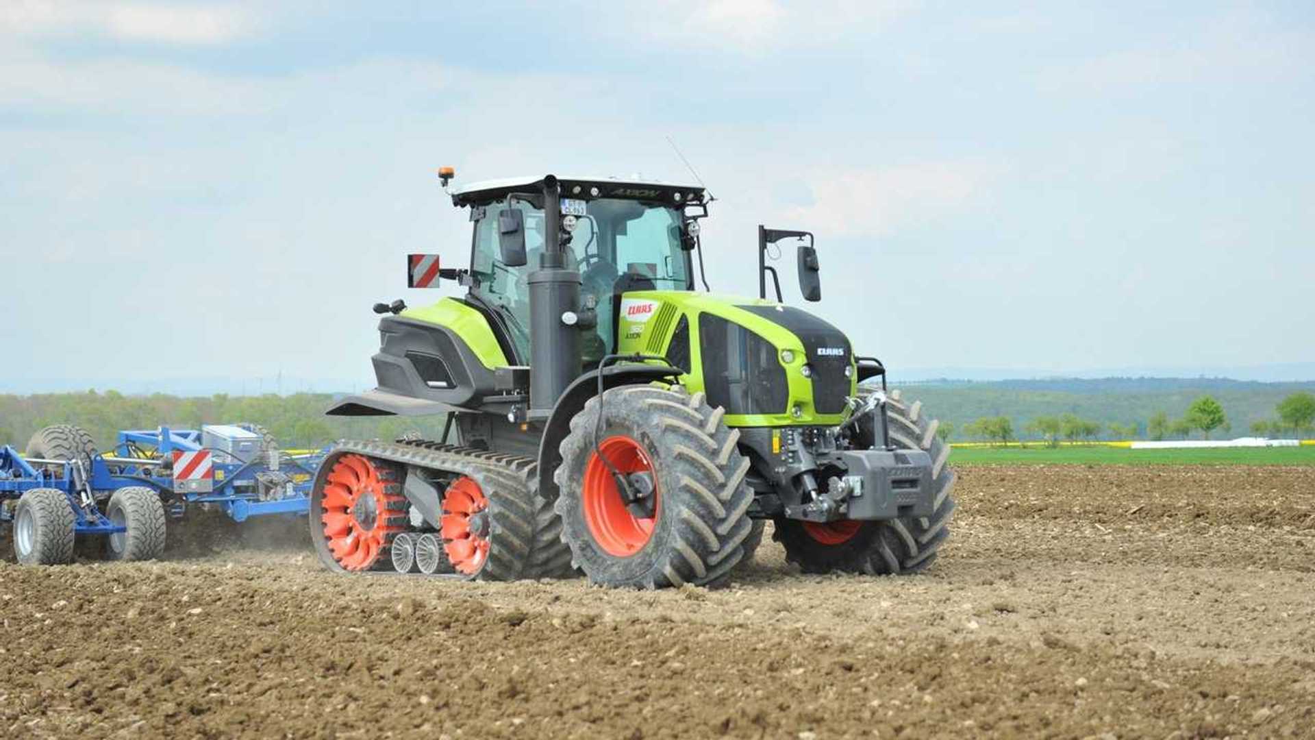 Trattori CLAAS Axion Terra Trac: nuovi semicingoli da 457 mm