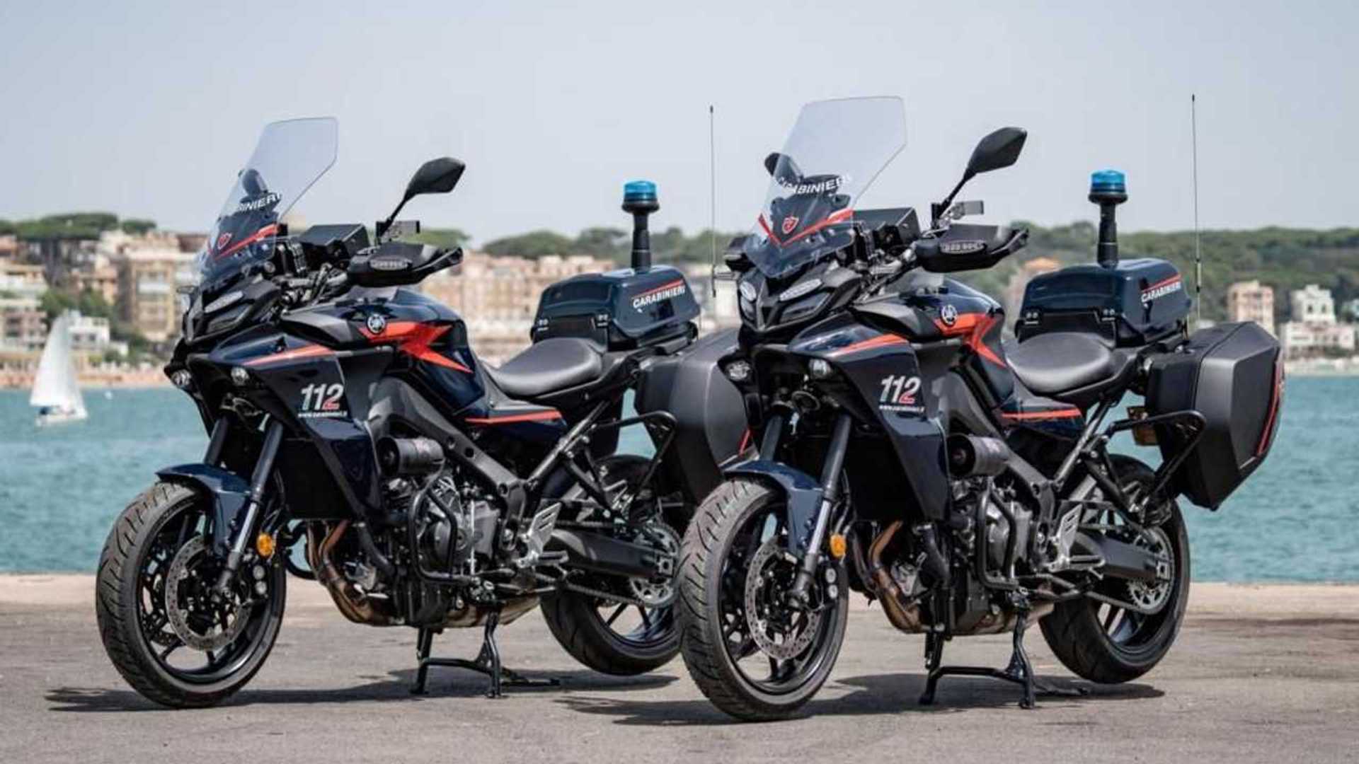 Así son las Yamaha Tracer 9 de la policía italiana
