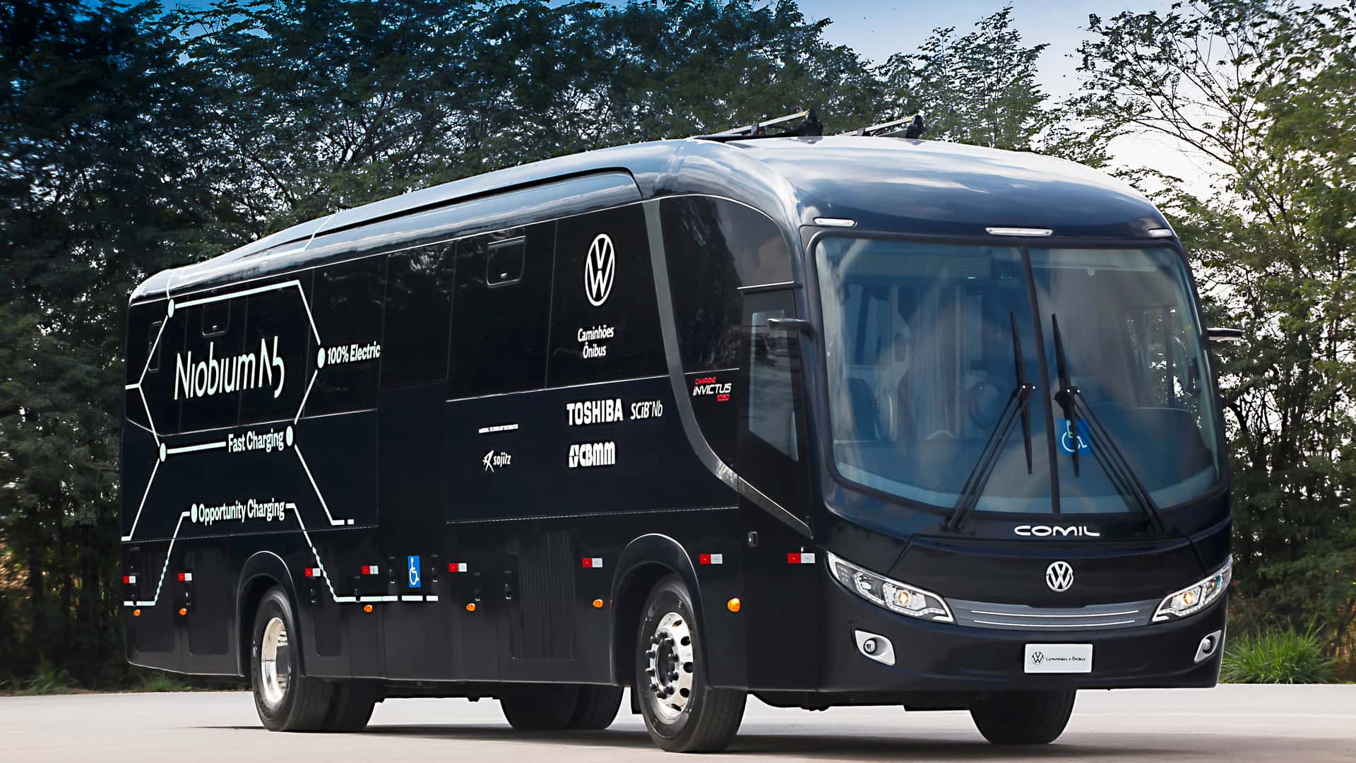VW mostra ônibus elétrico com bateria de nióbio: recarga em 10 minutos