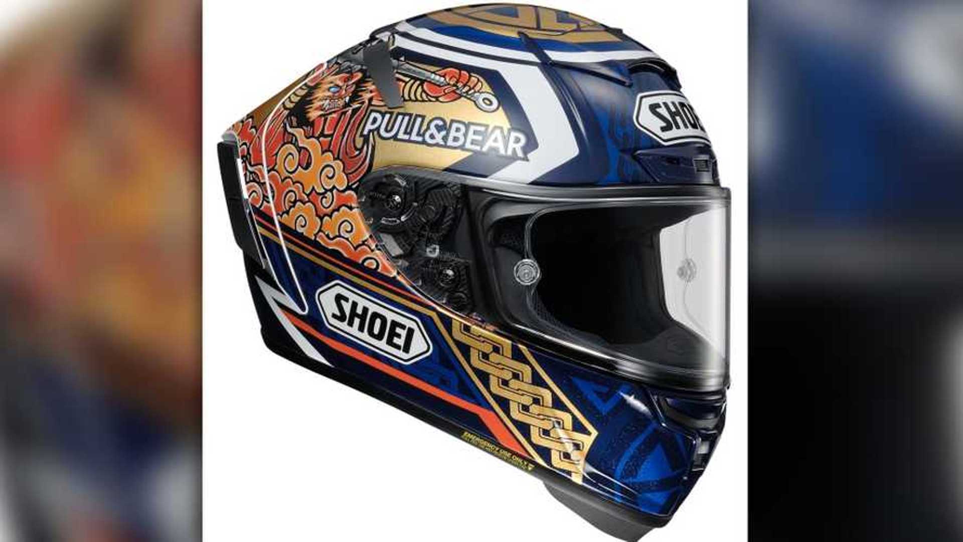 Shoei Unveils New Marc Marquez Motegi Helmet Livery