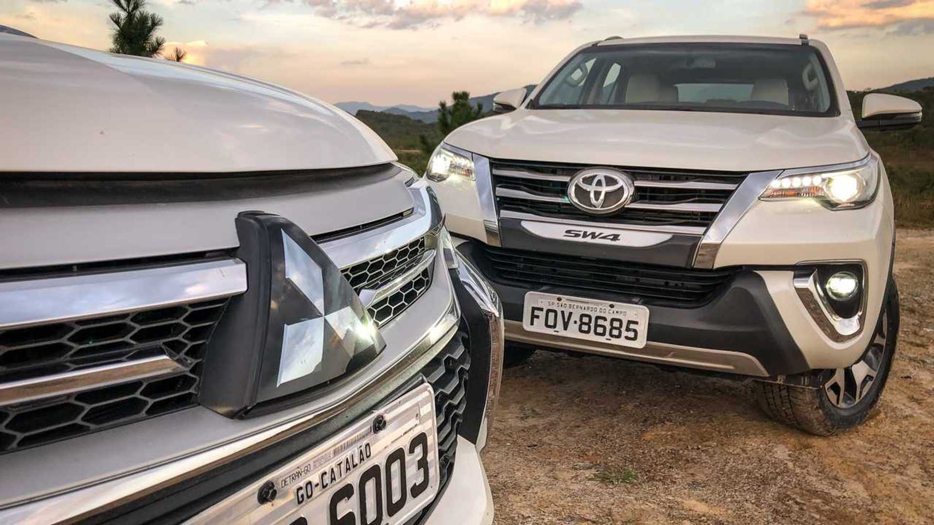 Comparativo: Mitsubishi Pajero Sport x Toyota Hilux SW4 - Do pó viestes...