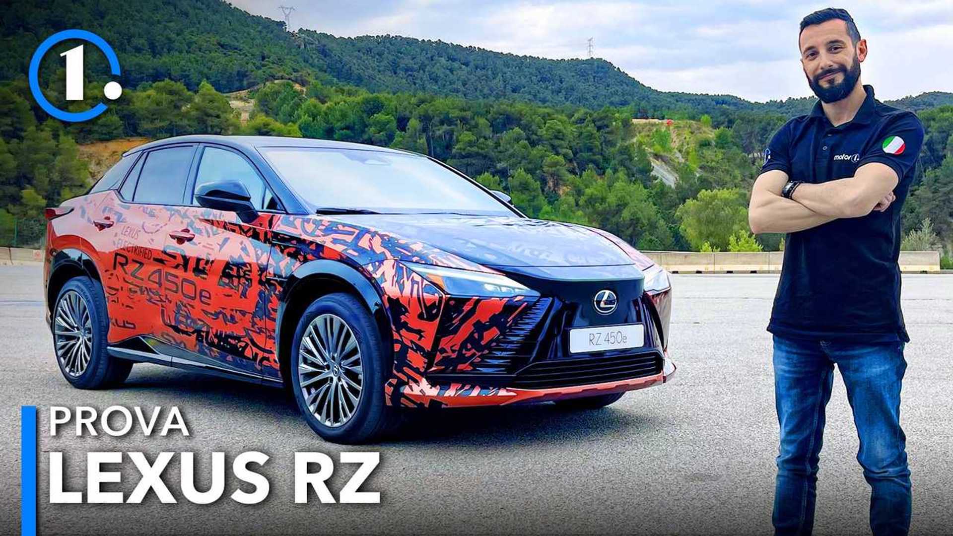 Lexus RZ450e, la prova del SUV elettrico con la cloche