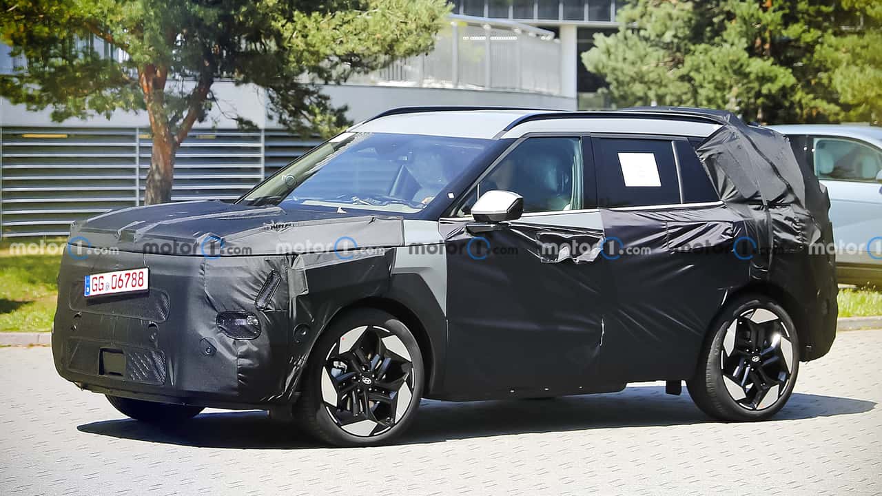 Hyundai Tucson (2027) erstmals erwischt, wird deutlich kantiger