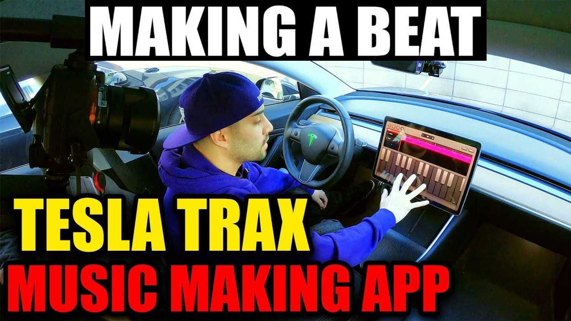 Watch Music Producer Make Hip Hop Track Using Tesla Touch Screen