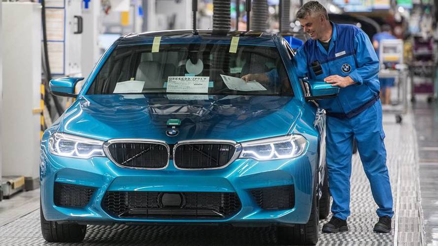 PHOTOS - Début de la production de la BMW M5 F90