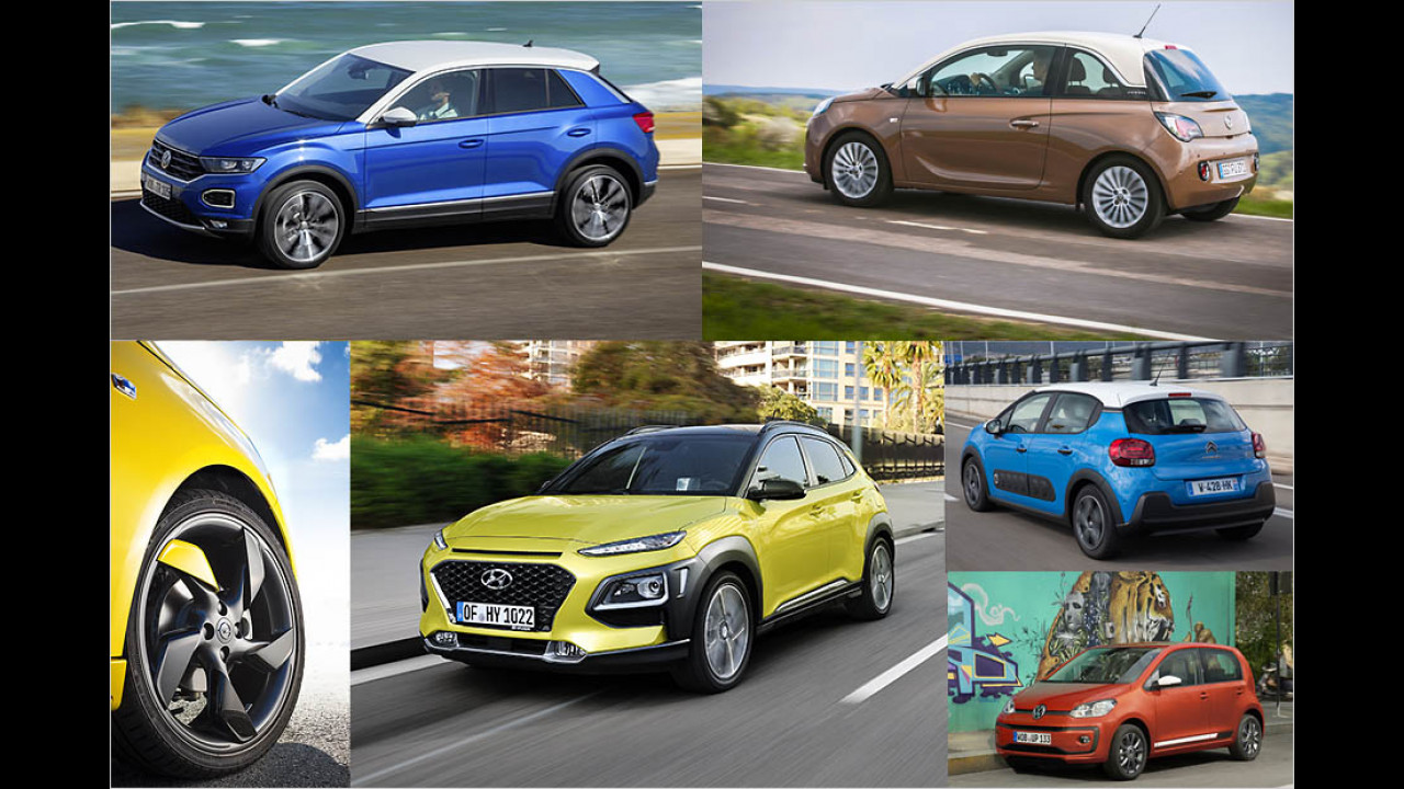 Die treiben es bunt: Mehrfarbige Autos