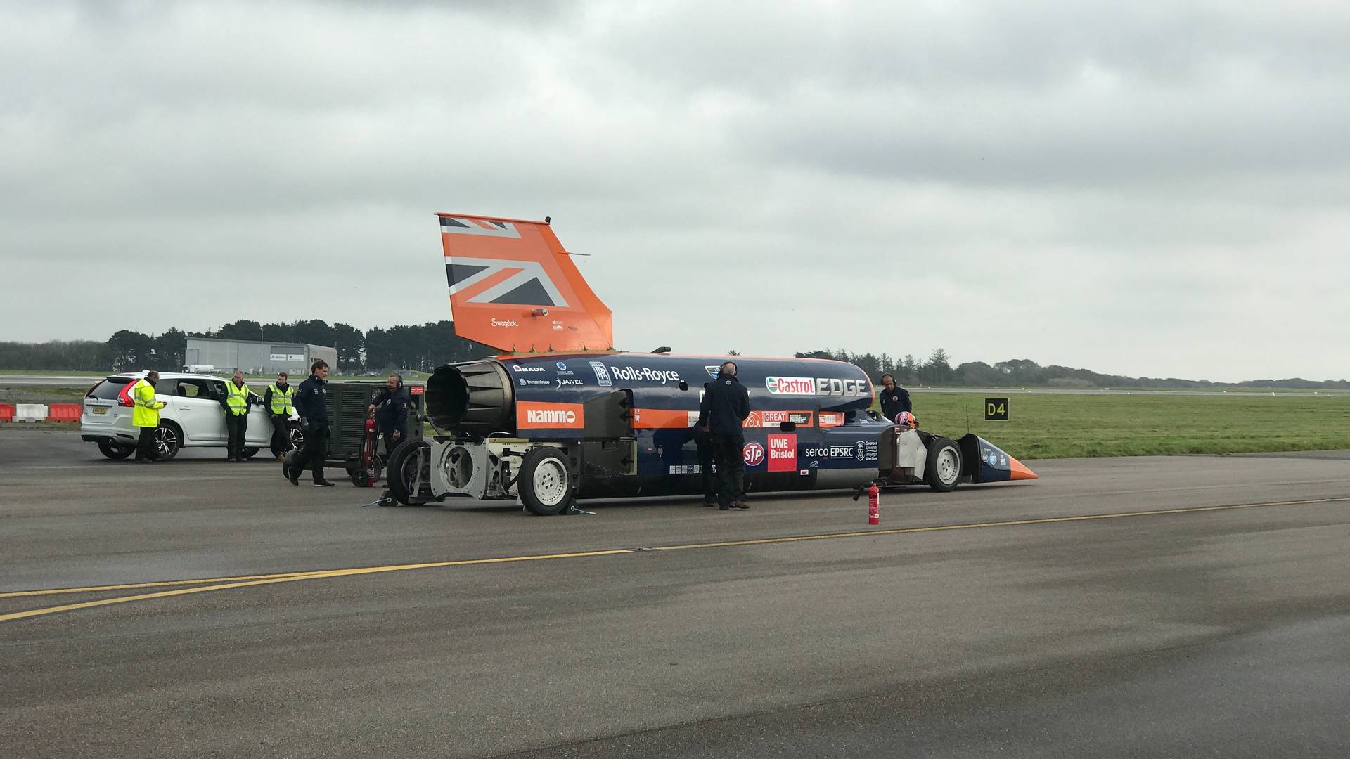 Bloodhound SSC - Un 0 à 328 km/h en seulement huit secondes