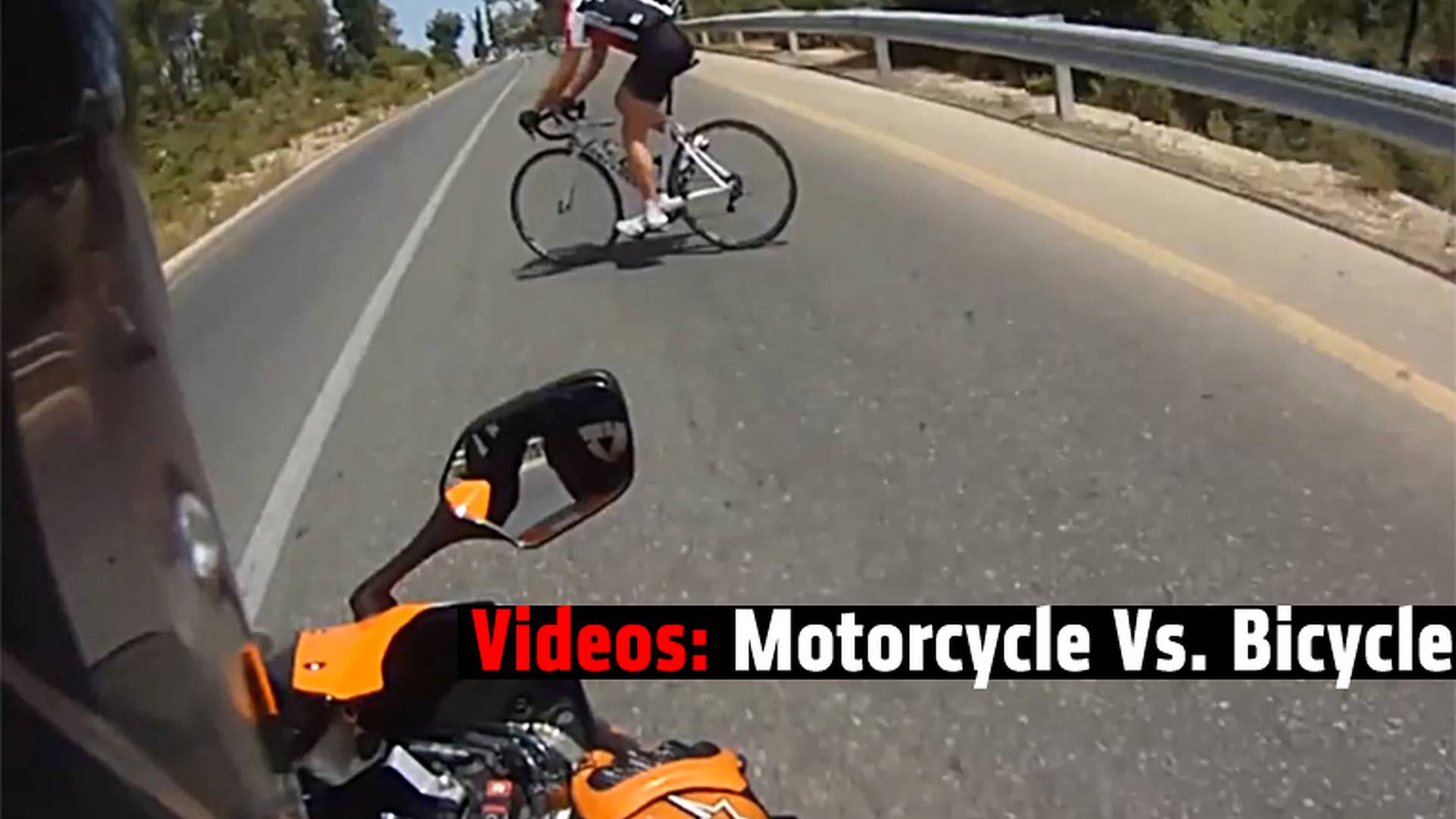 Video: Motorcycles Vs. Bicycles