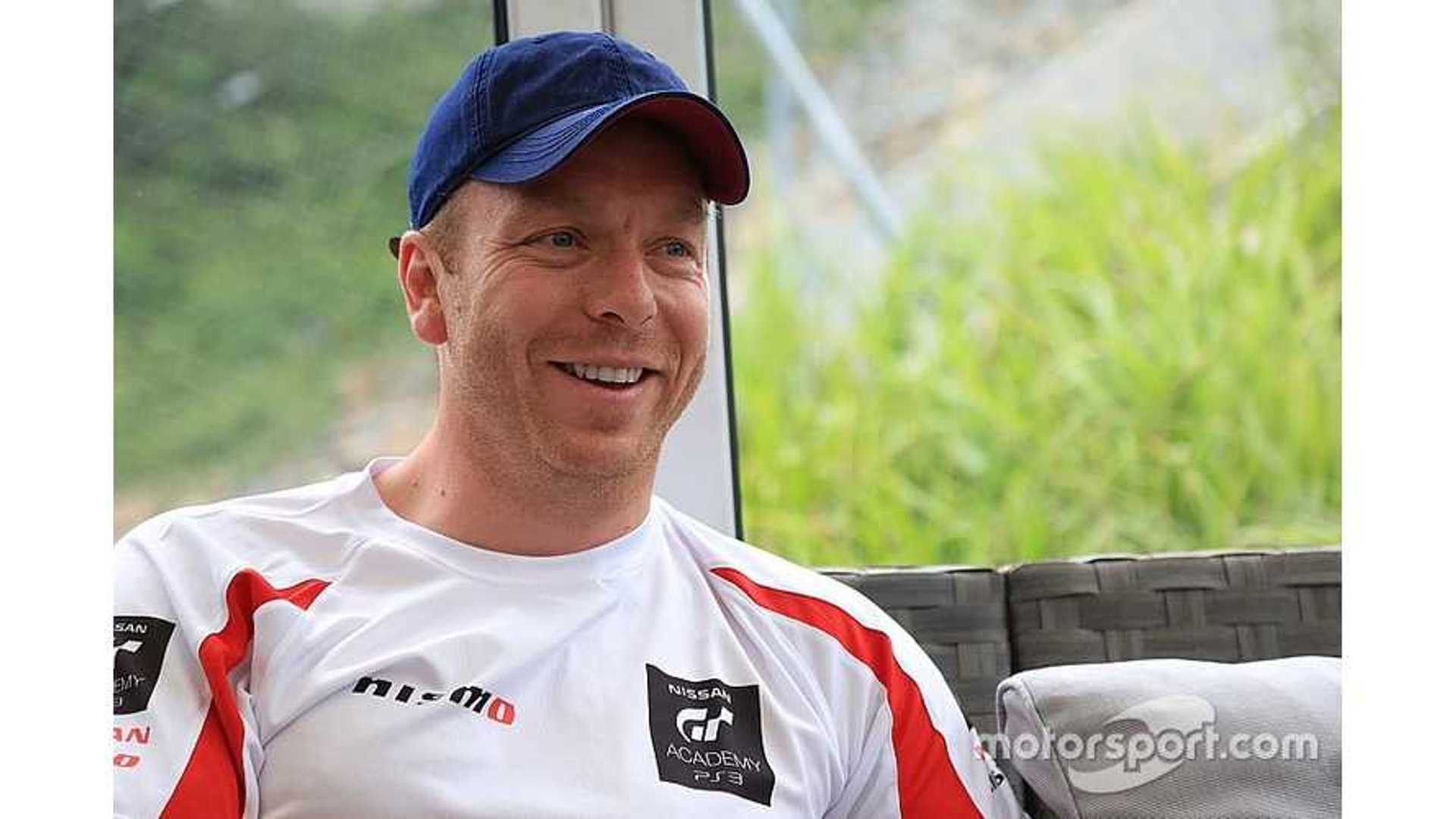 Chris Hoy Drives Formula E Demo Car In Rome