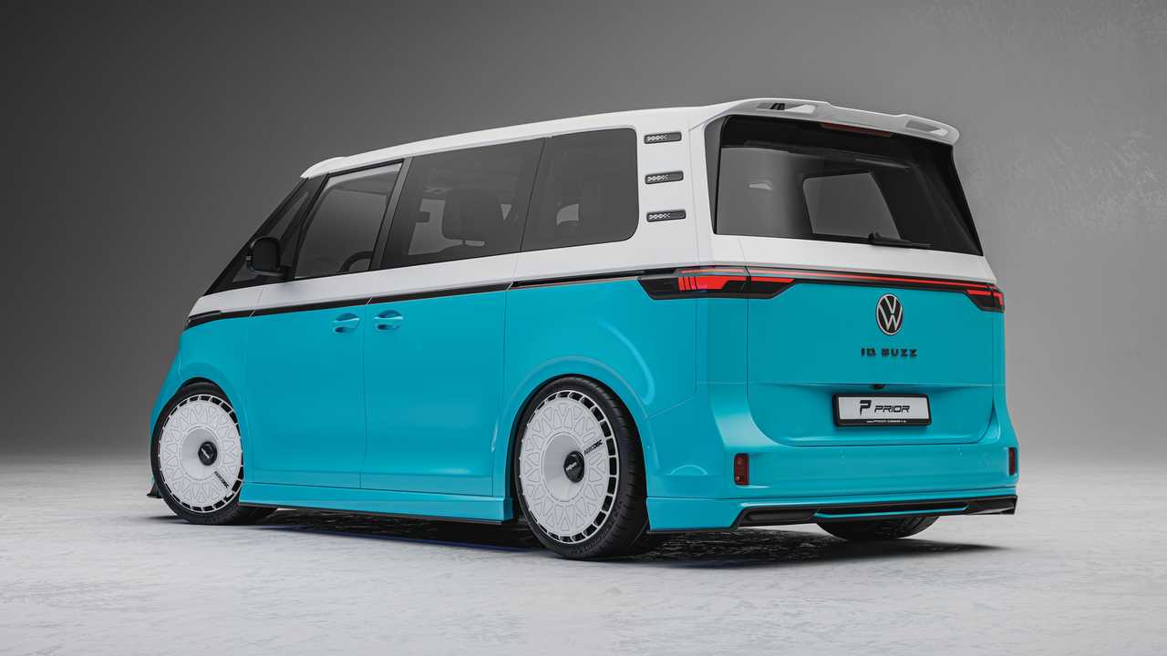 VW ID. Buzz kriegt Bodykit und weiße Räder von Prior Design