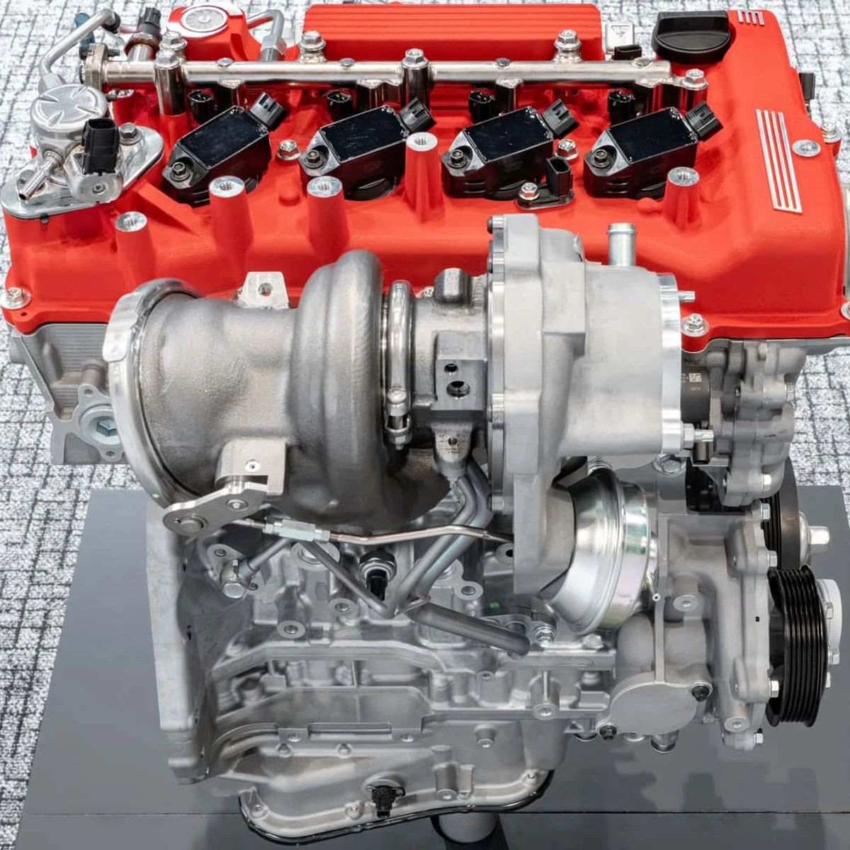 4 Cylinder TECHING 4 Cylinder Full Metal Model Engine Assembly Kit