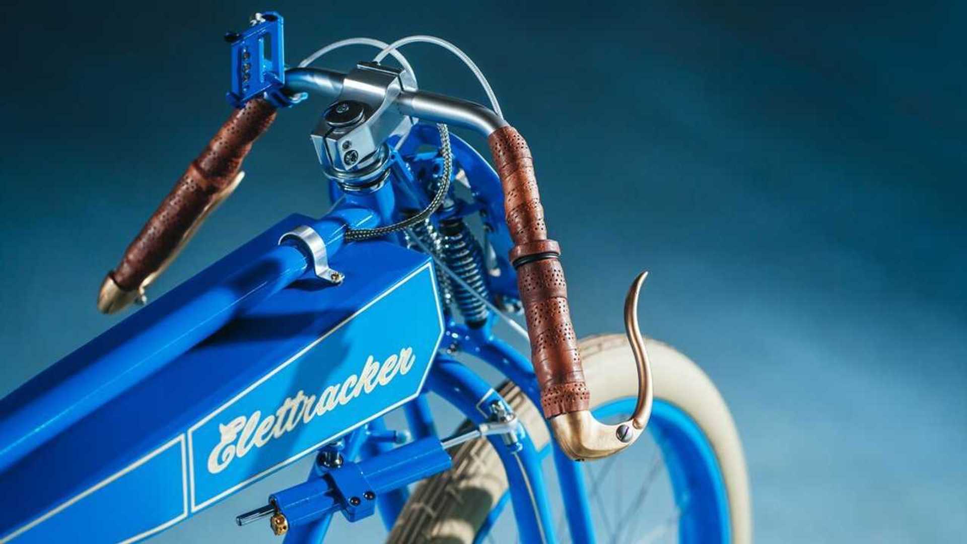 Elettracker Is An Electric Moped Disguised As A Board Track Racer