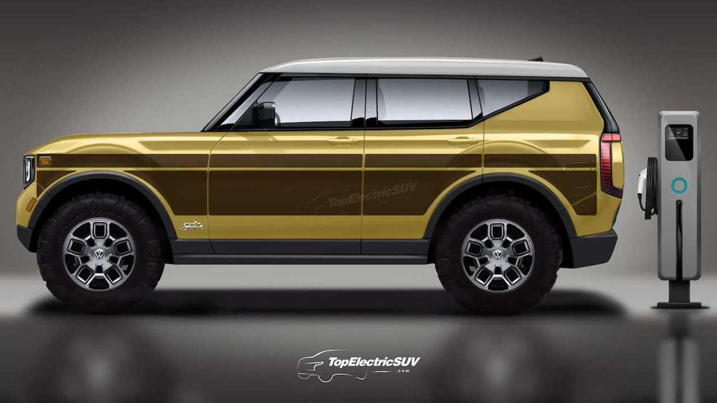 Scout Electric SUV And Pickup Teased By VW Speculatively Rendered