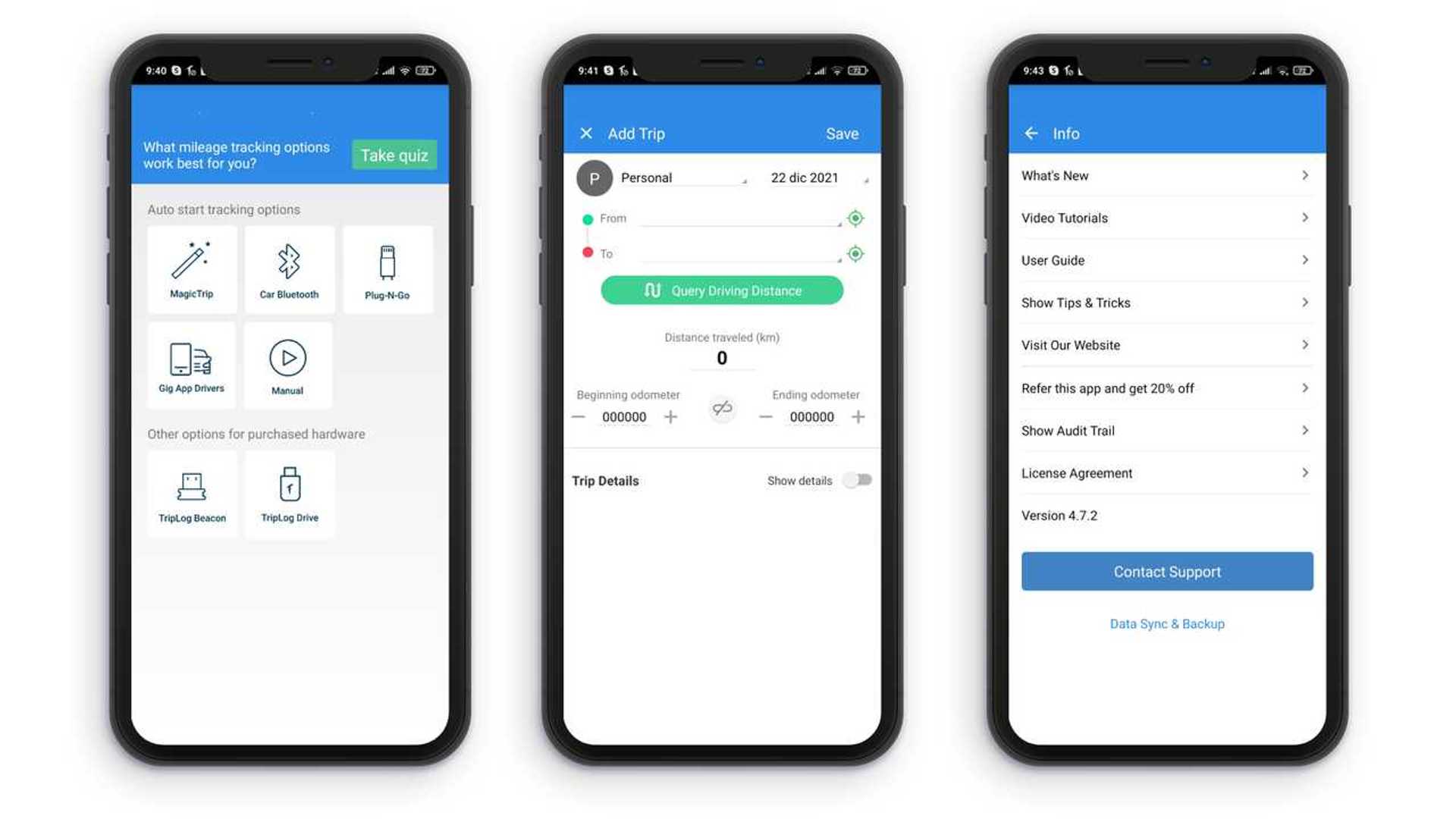 Come funziona TripLog, app che semplifica i rimborsi chilometrici
