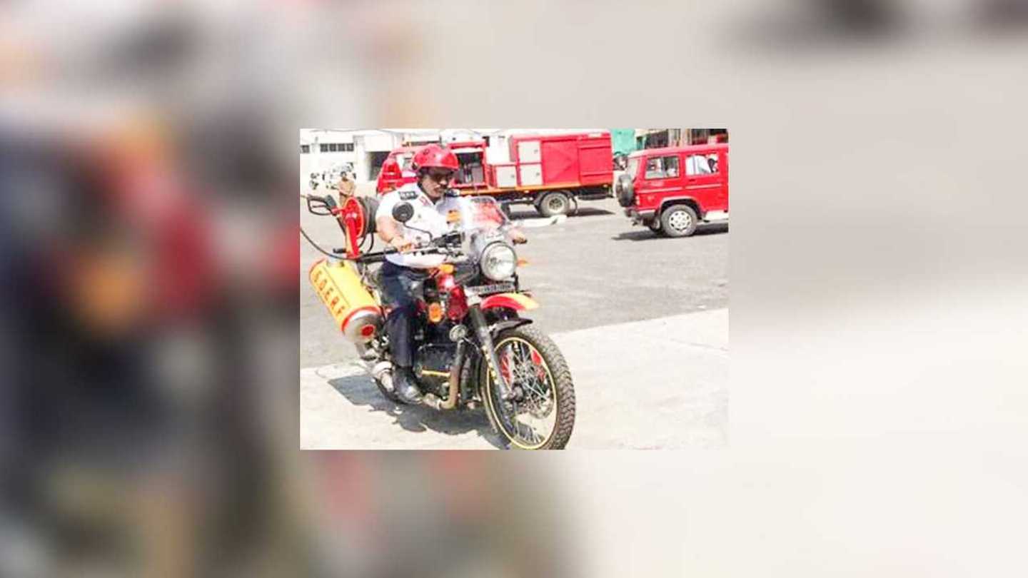 Check Out These Royal Enfield-Based Firefighting Bikes