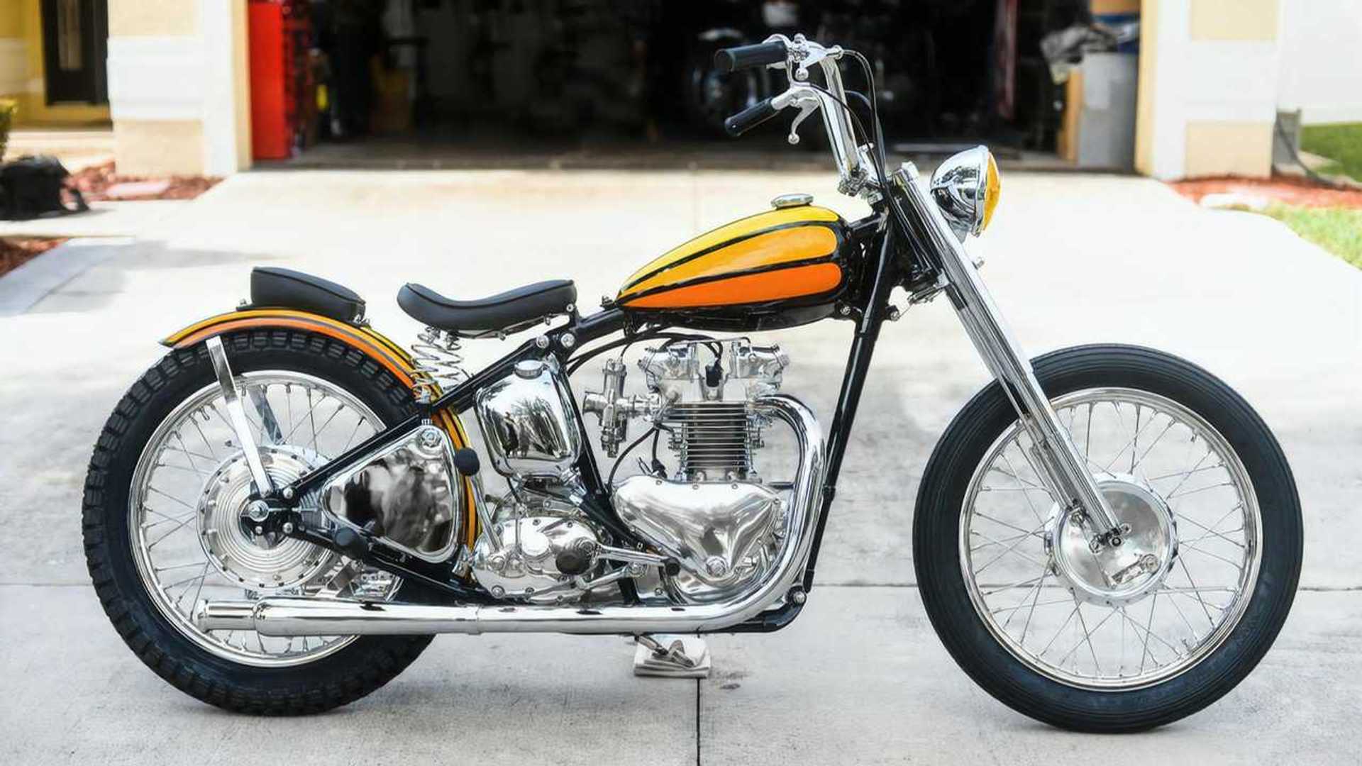 This David Mann Replica Triumph Is Being Raffled For Charity