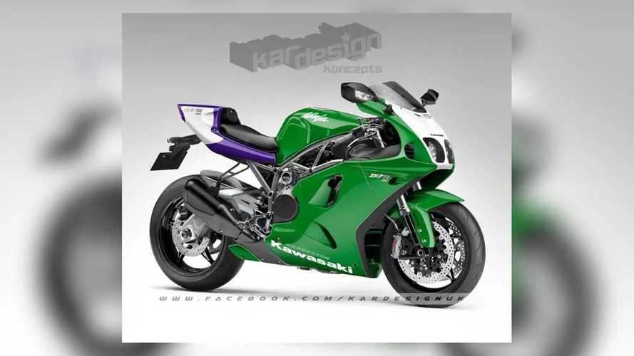 Kawasaki ZX-7R Becomes Secret Stealthy H2 Fighter In This Design