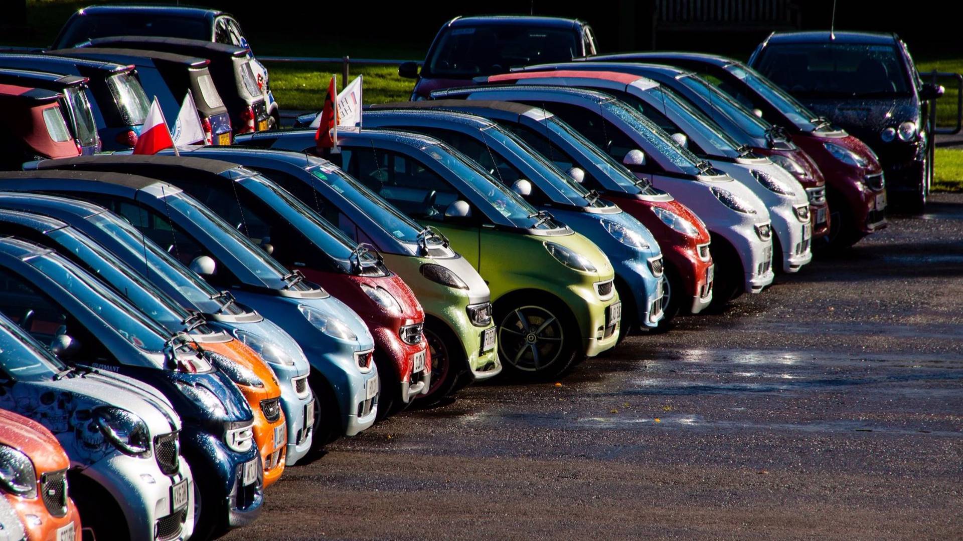 166 Smart rassemblées en Angleterre