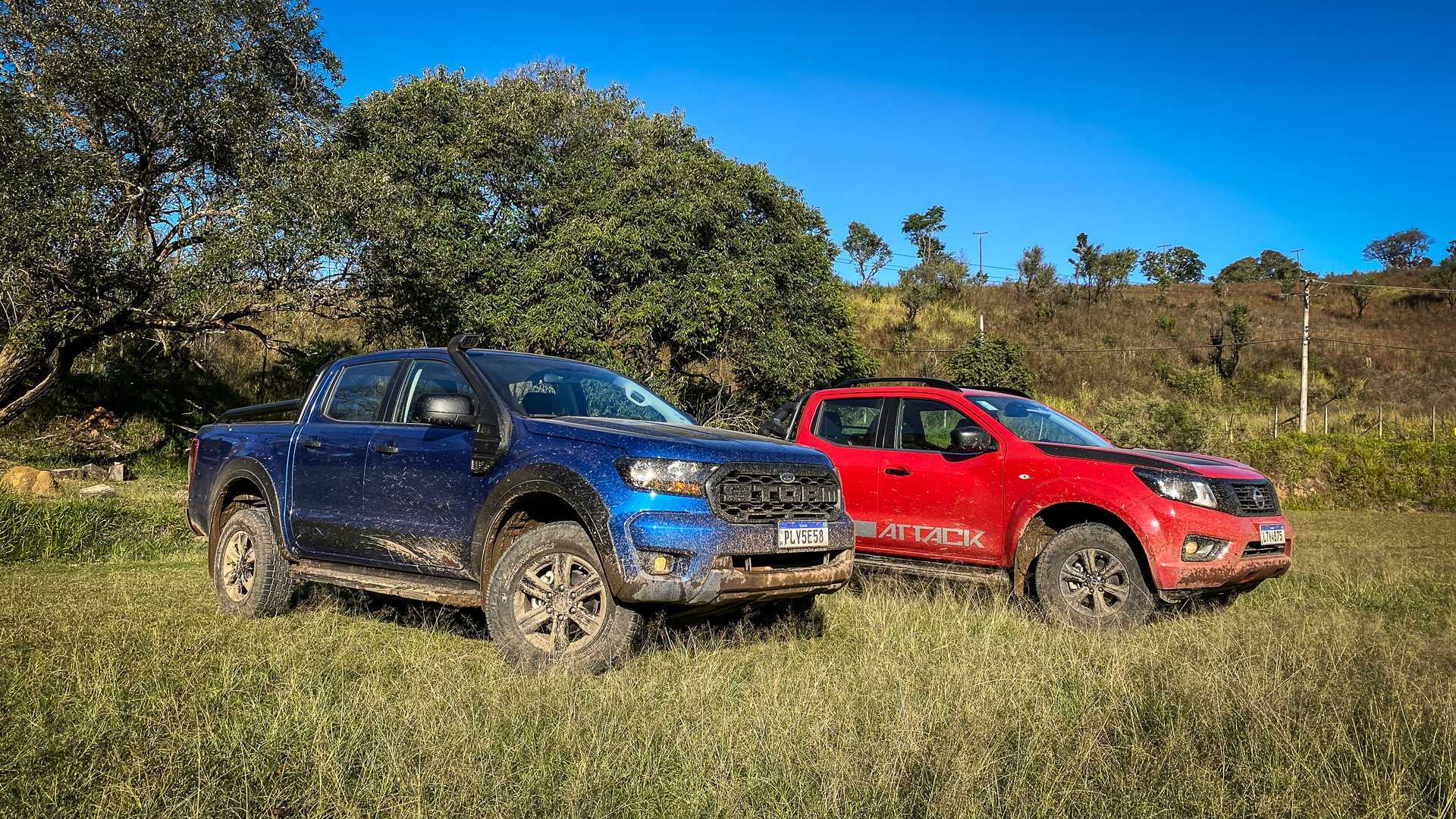 Comparativo: Ranger Storm chama Frontier Attack para um duelo no campo