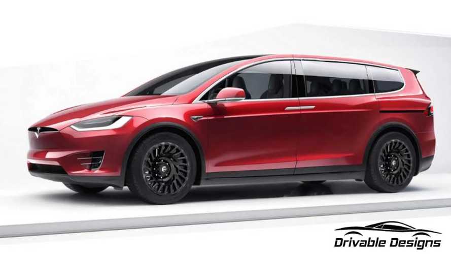 Here's The Tesla Minivan We've Been Waiting For: Embrace The Sliding Doors