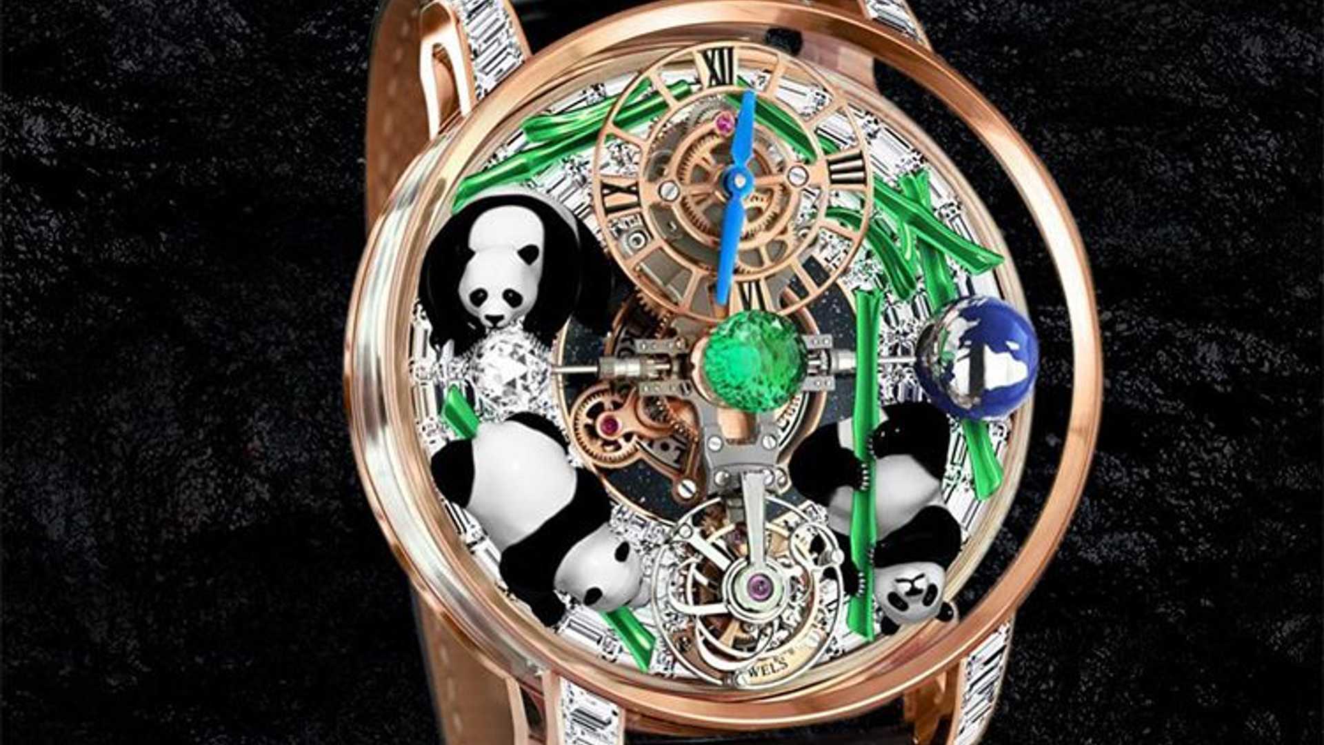 Jacob & Co. Releases A Piece Unique Astronomia Art Panda Timepiece