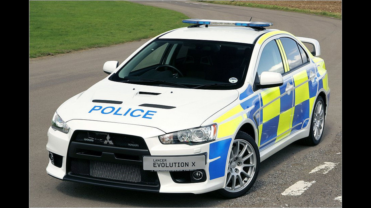 Polizeiautos von Bugatti, Ferrari, Lamborghini und Co.