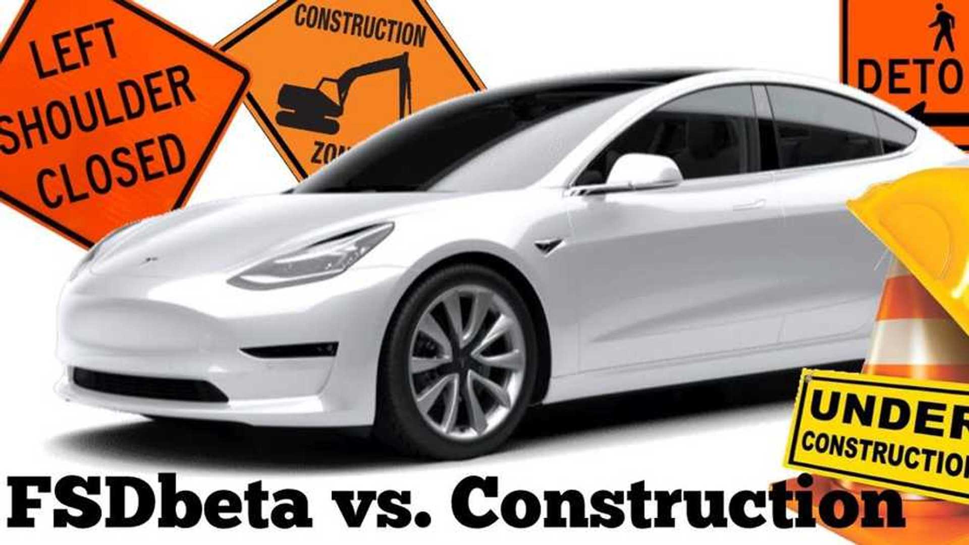 How Does Tesla's Full Self-Driving Beta Fare In Construction Zones?