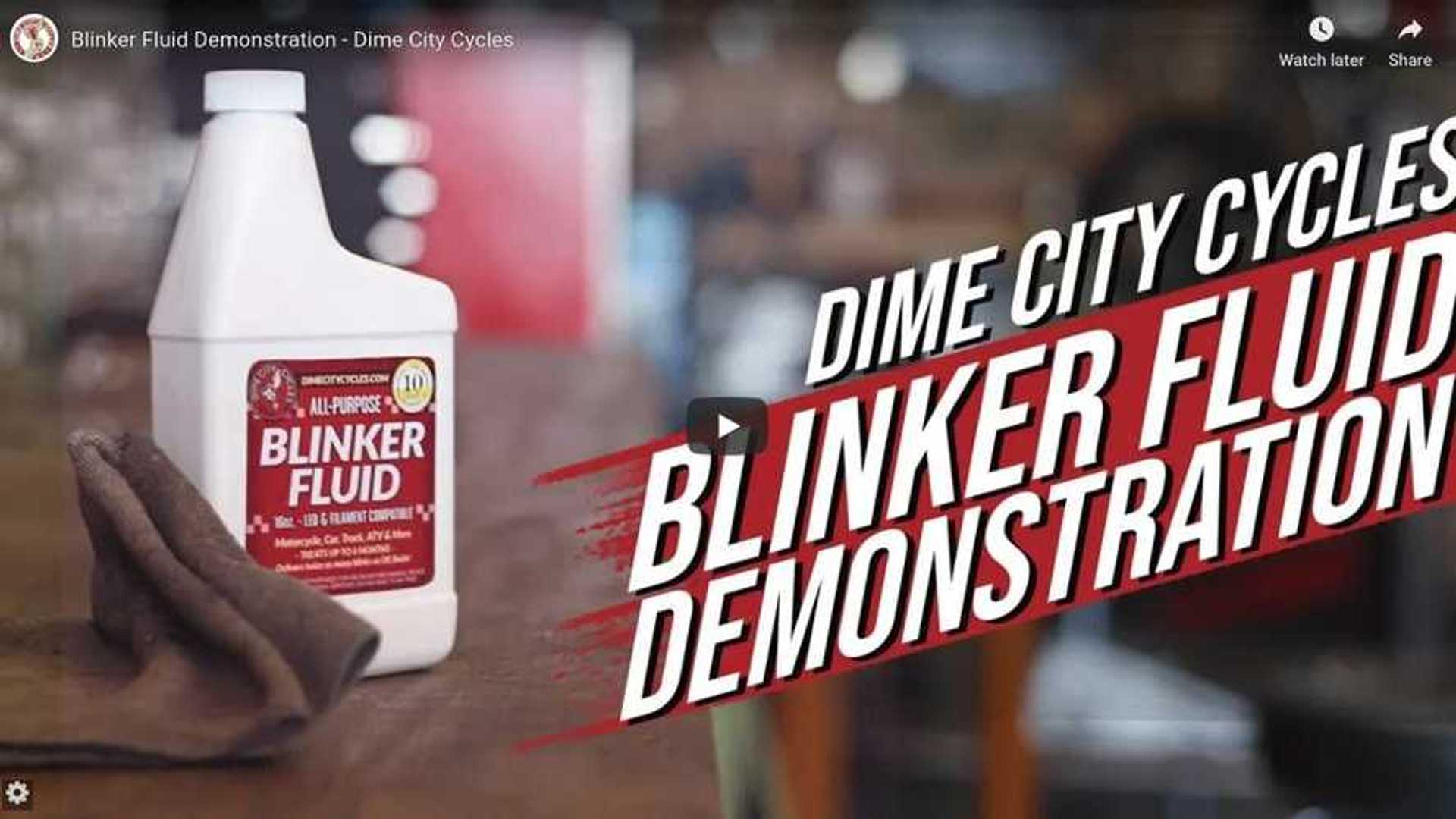 Quick Anytime Motorcycle Maintenance Tips: Blinker Fluid