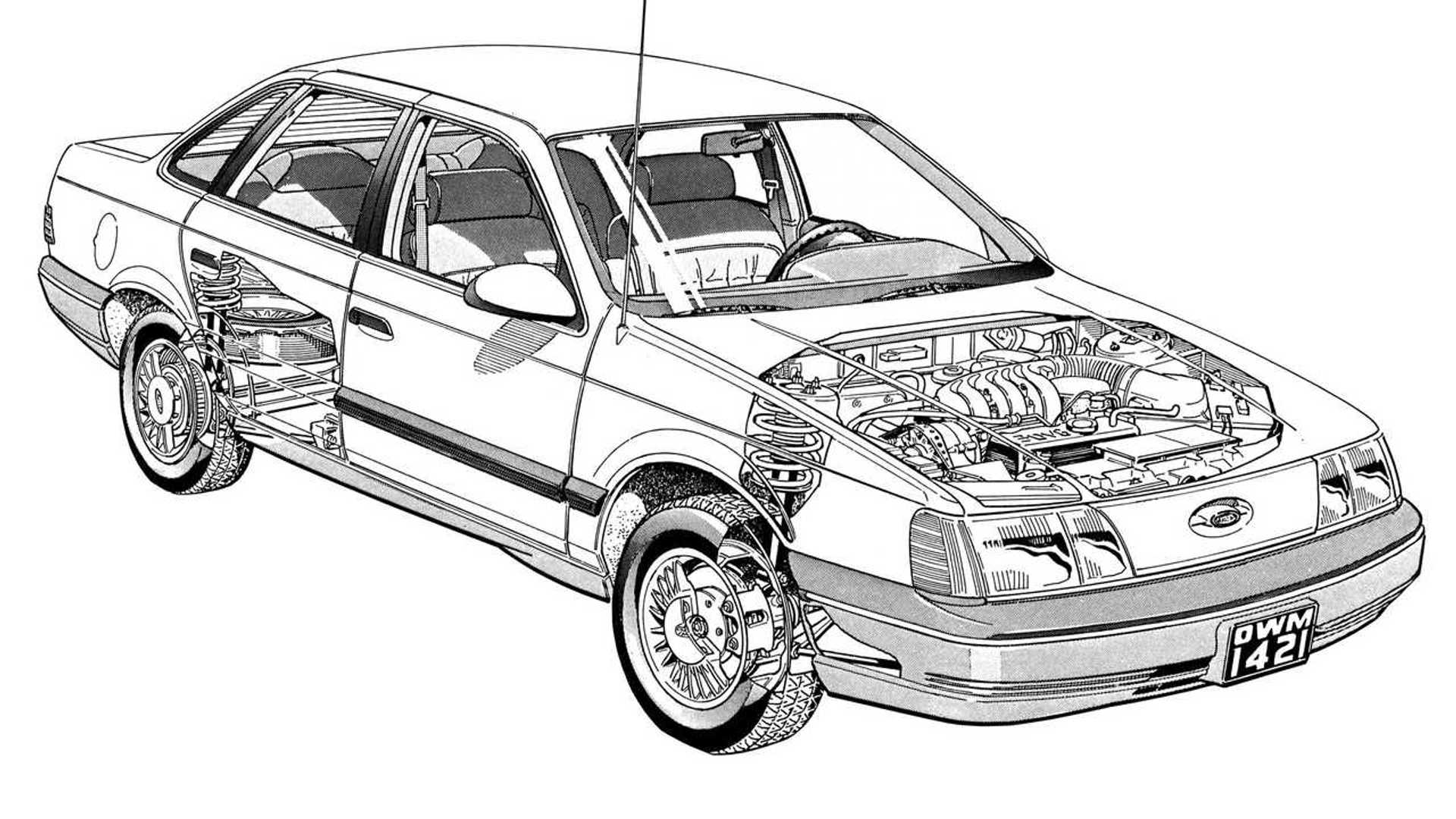 Ford V6 Vulcan, il motore delle berline americane degli anni '90