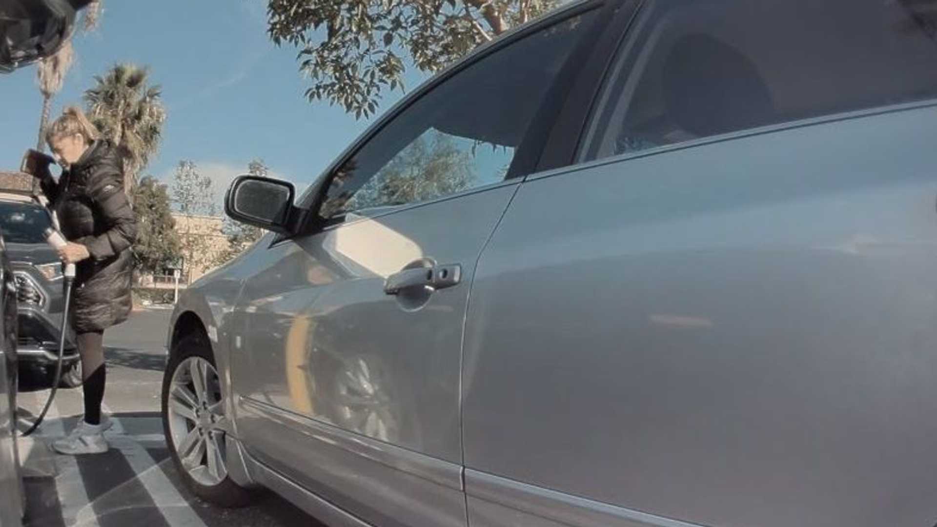 Watch Toyota Driver Fail In Unbelievably Weird Tesla Unplugging Event
