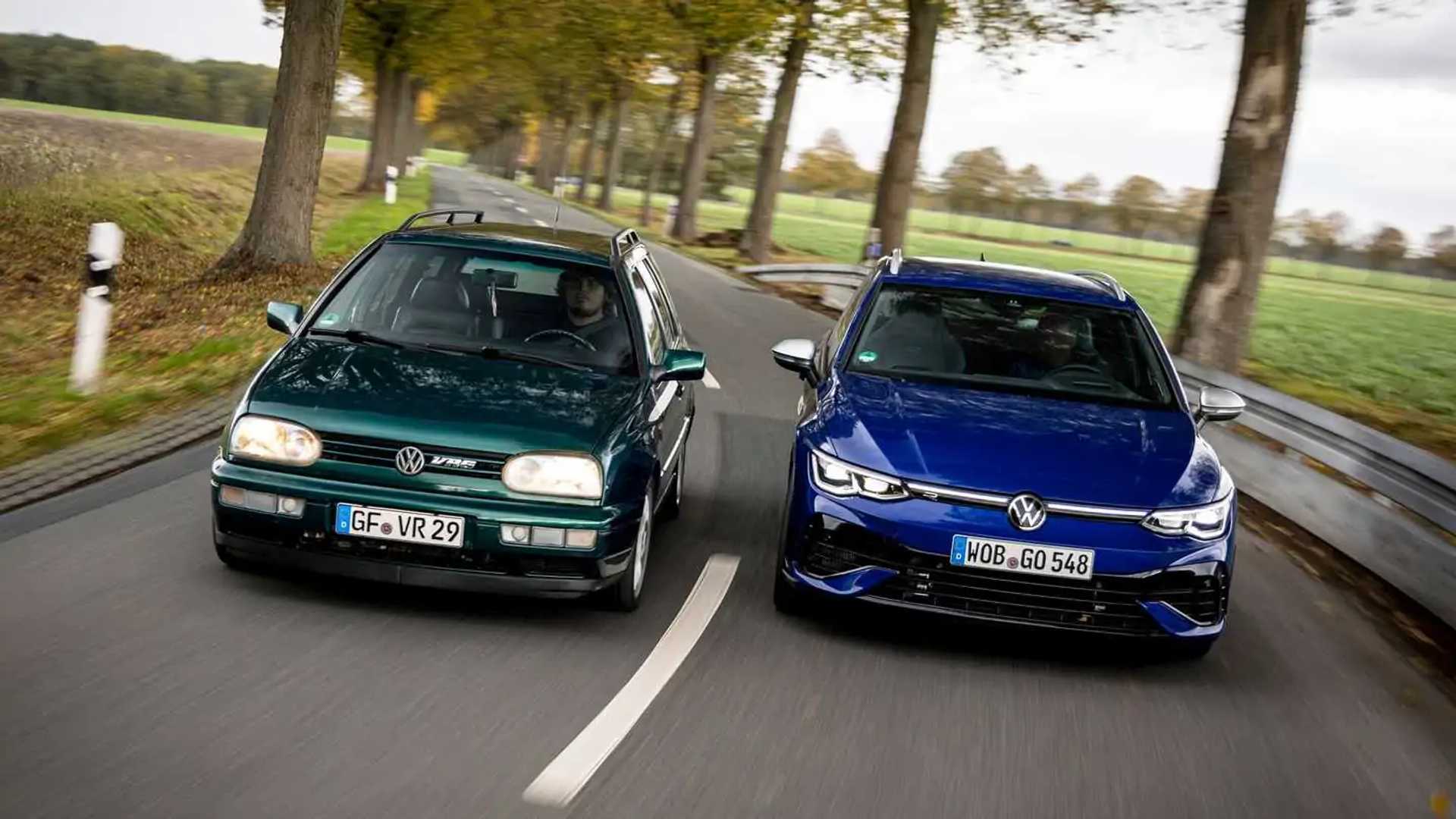 VW Golf Variant VR6 e Variant R: encontro histórico após 25 anos