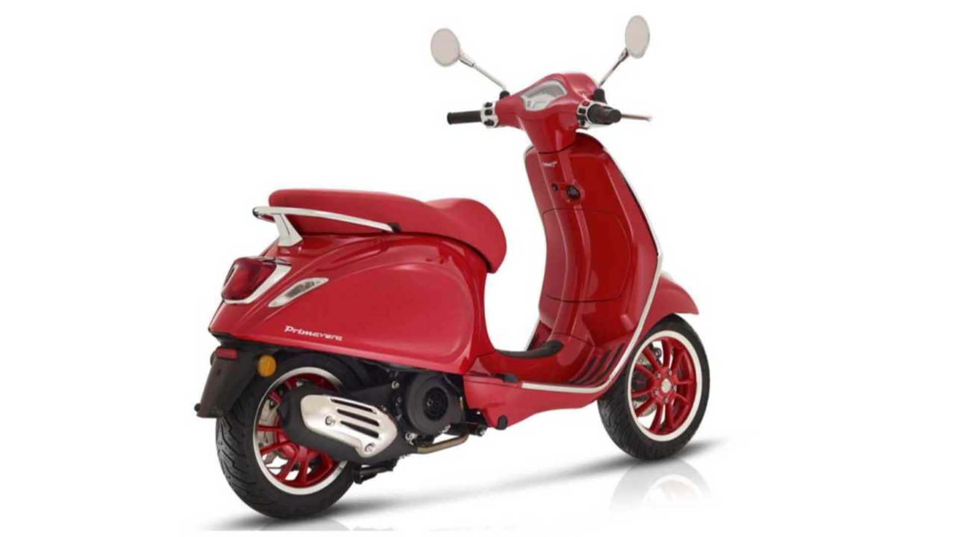 Vespa And (RED) Release New Primavera (RED) 125 In Japan