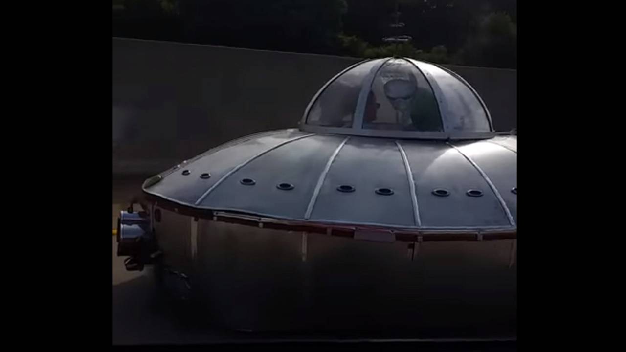 UFO Spotted Driving Down Highway Proves The Truth Is Out There