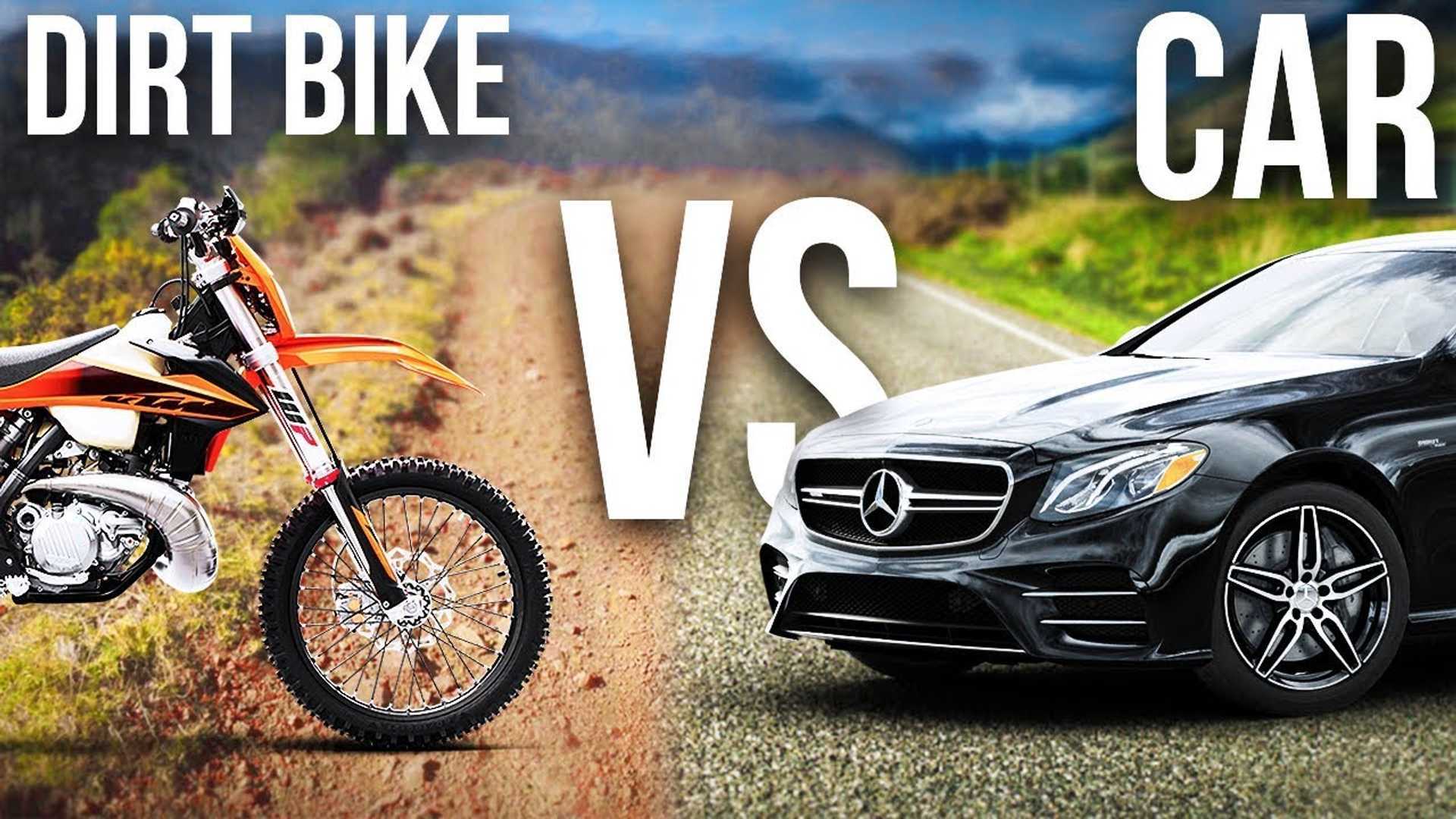 Which Is Faster, A Dirt Bike Or A Mercedes?