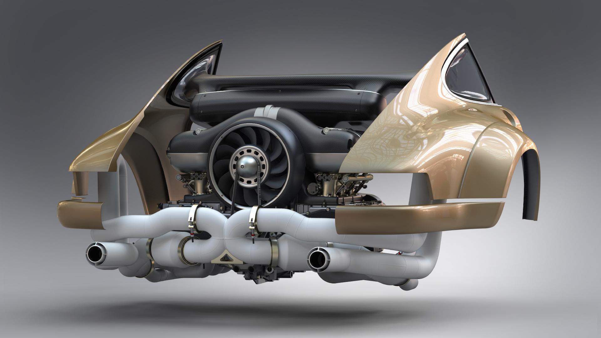 Singer e Williams criam supermotor (a ar) para o 911 clássico