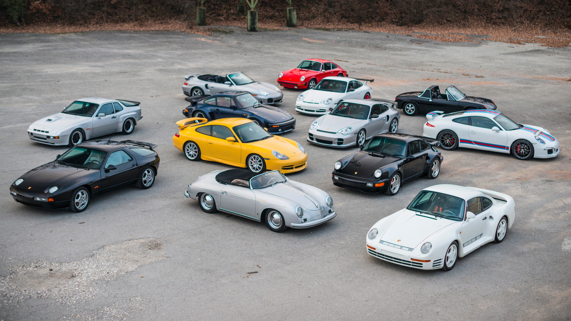 Une collection unique de 42 Porsche... à vendre