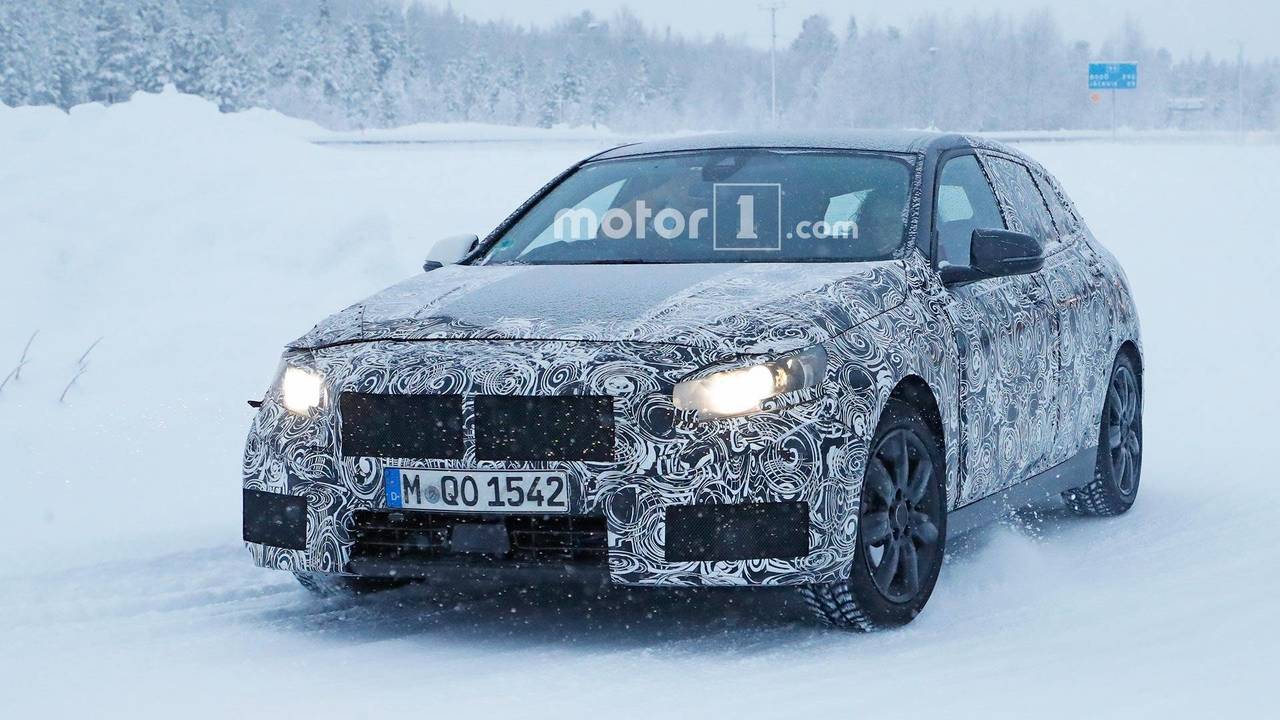 Cold-weather testing for new BMW 1 Series prototype
