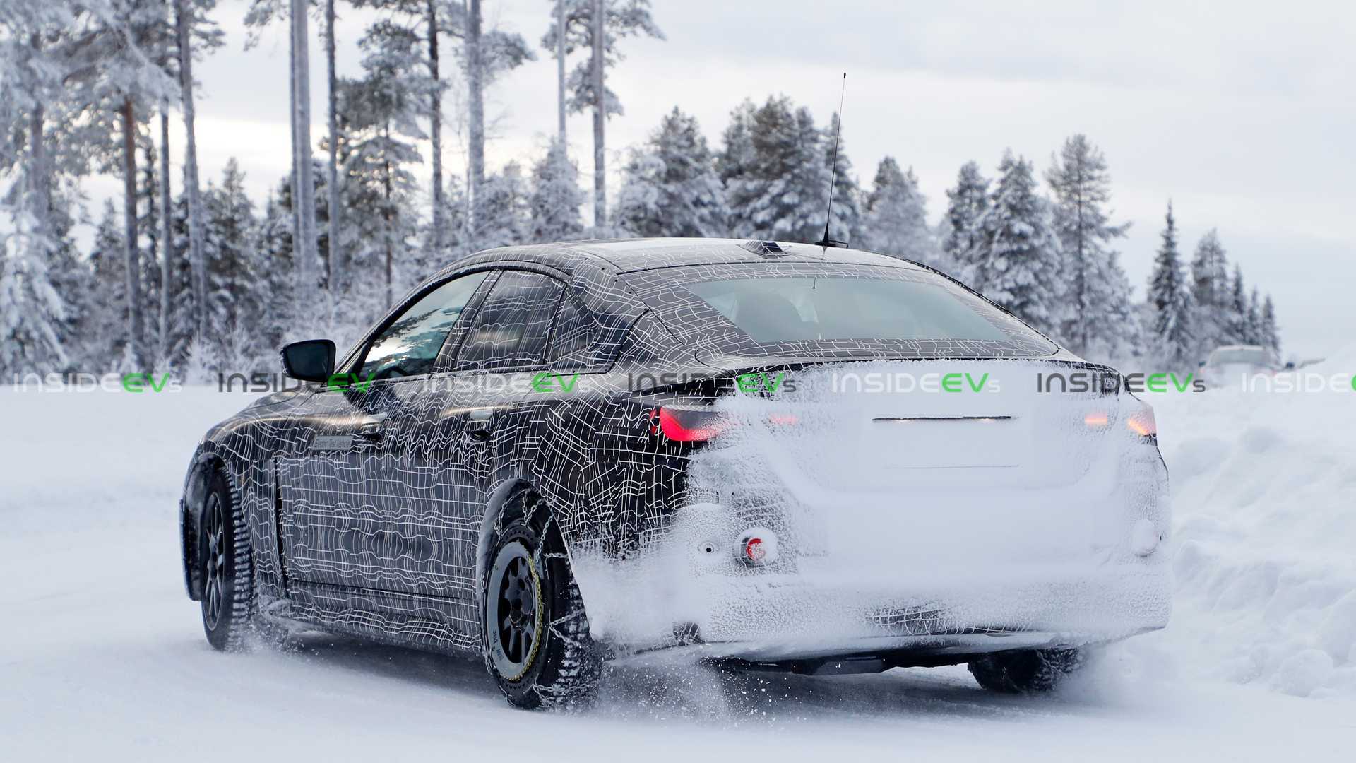 BMW i4 Caught During Cold Weather Testing: Interior Revealed